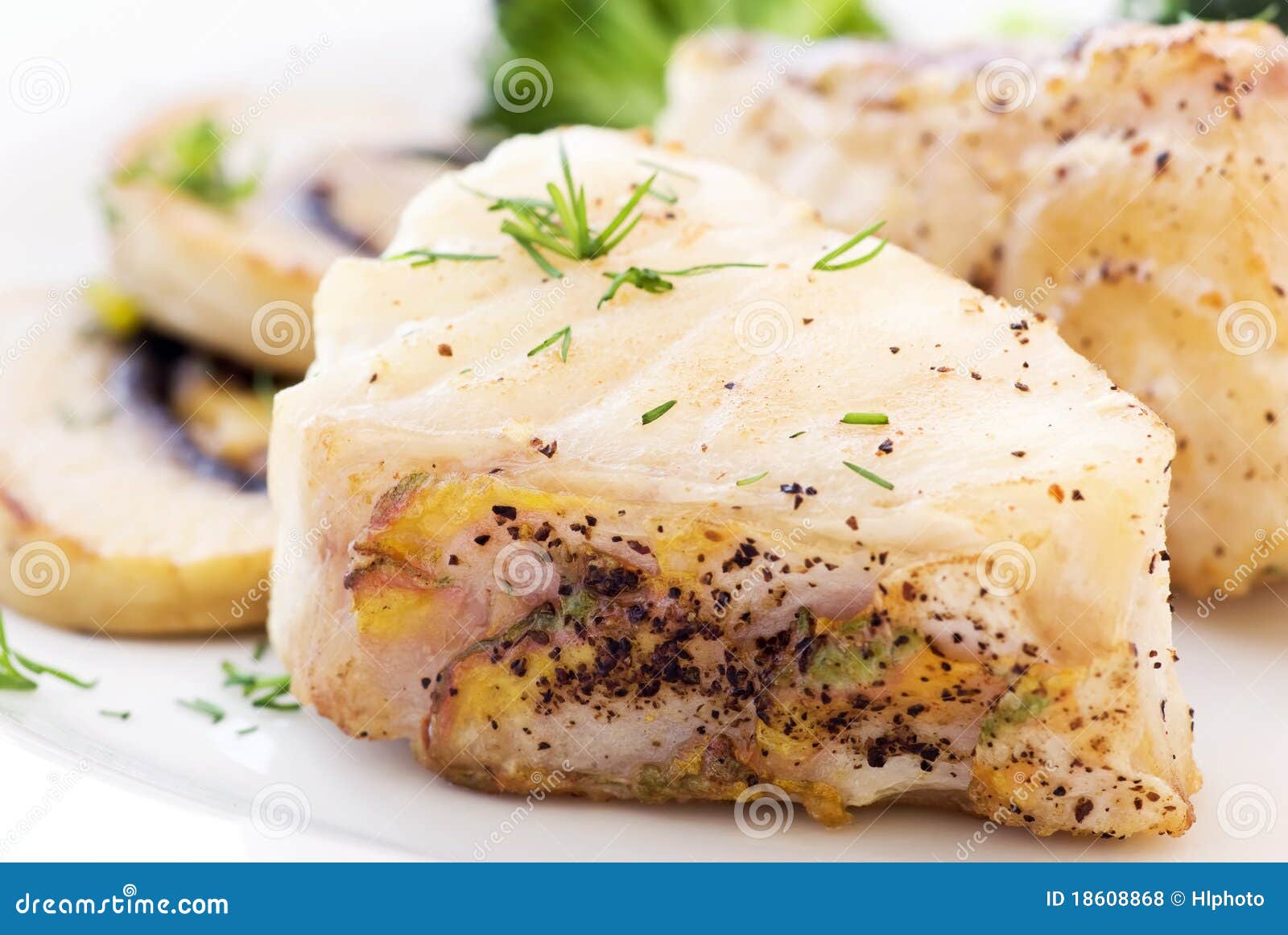 Fish filet stock photo. Image of parrot, pistachio, fillet - 18608868
