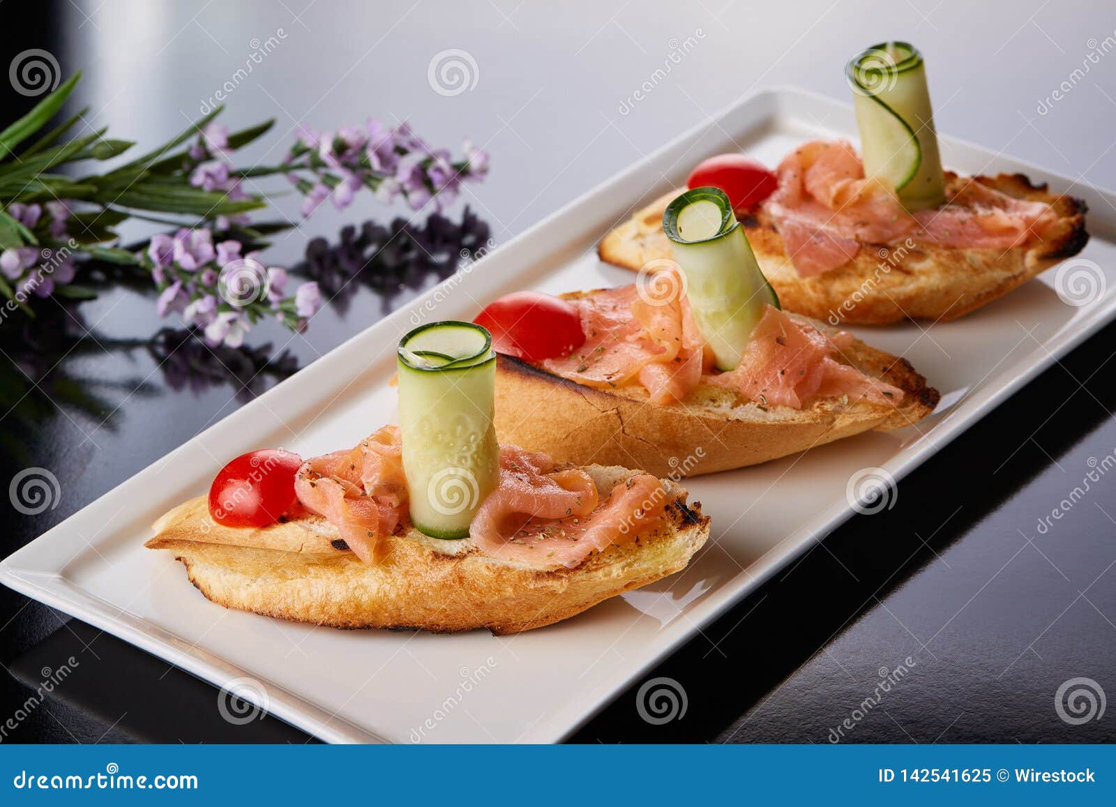 Fish fillet on bread stock image. Image of delicious - 142541625