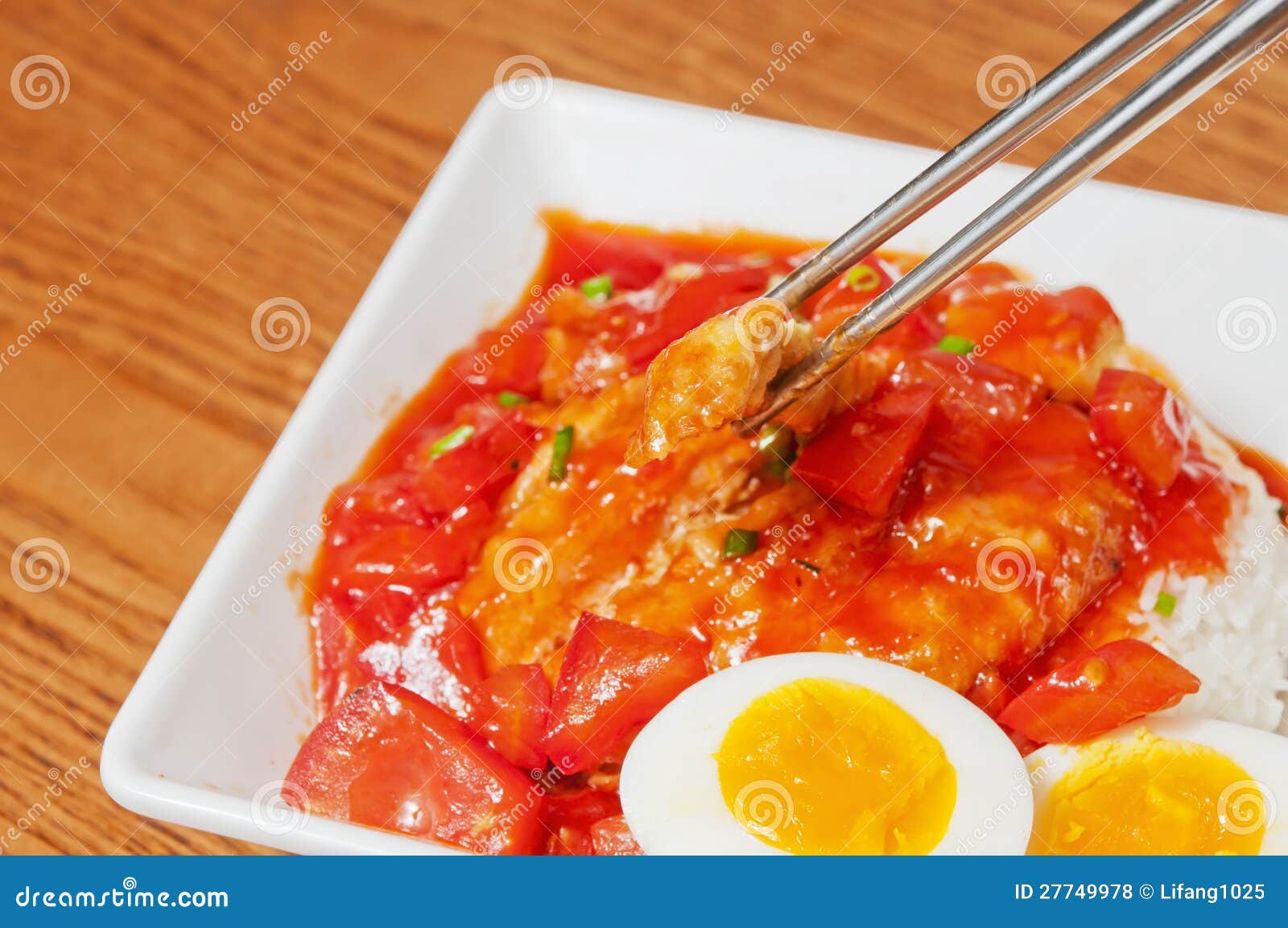 Fish fillet and egg stock photo. Image of grilled, dish - 27749978