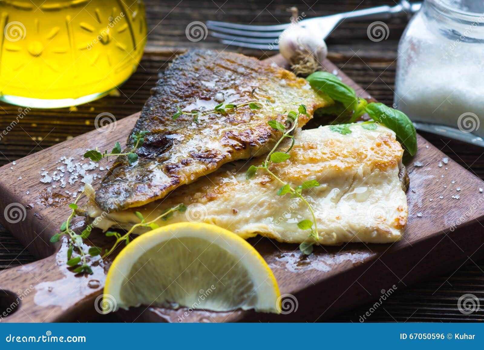 Fish Fillet stock photo. Image of fillet, garnish, calorie - 67050596