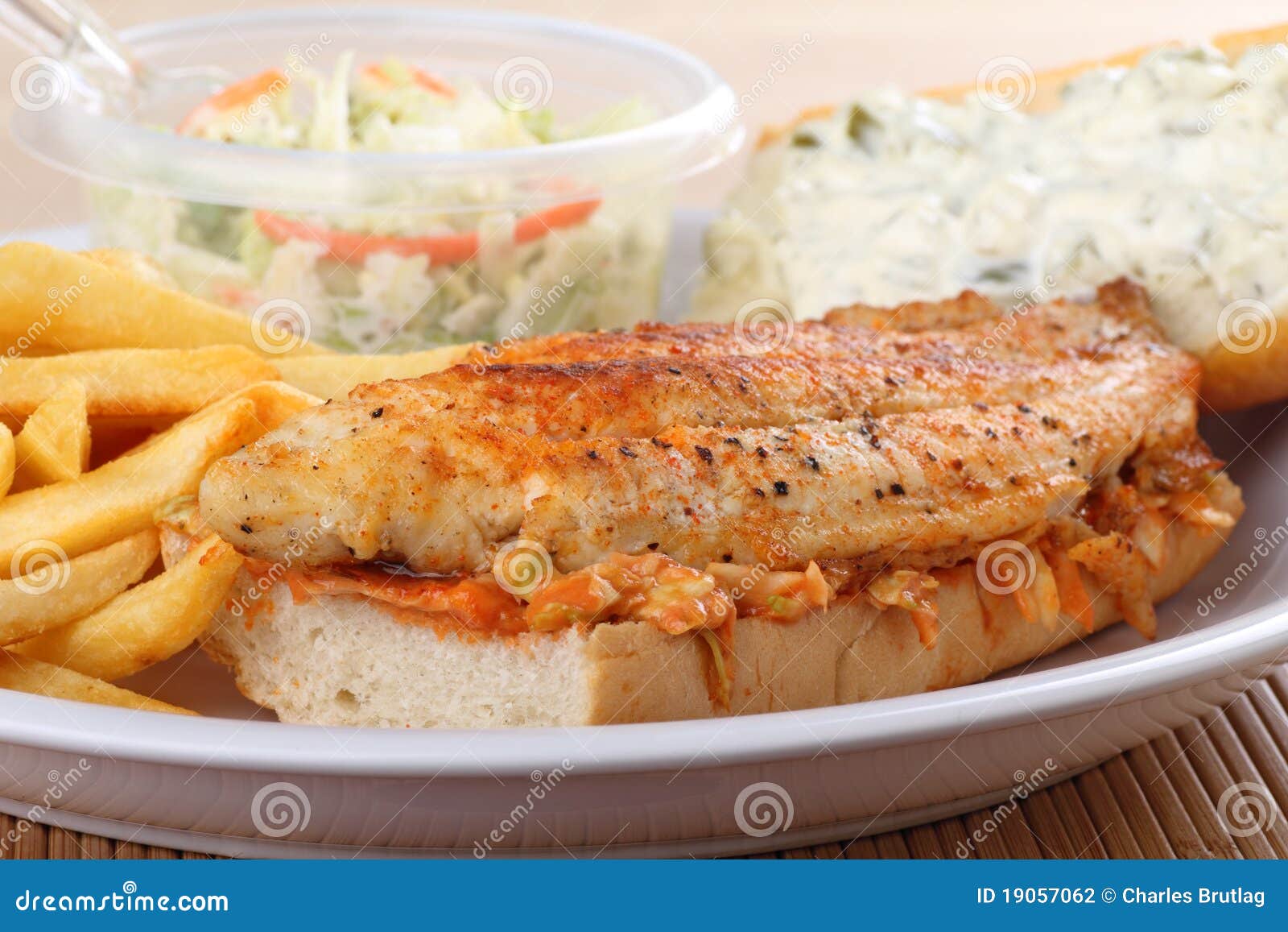 Fish Fillet Sandwich stock photo. Image of coleslaw, sandwich - 19057062