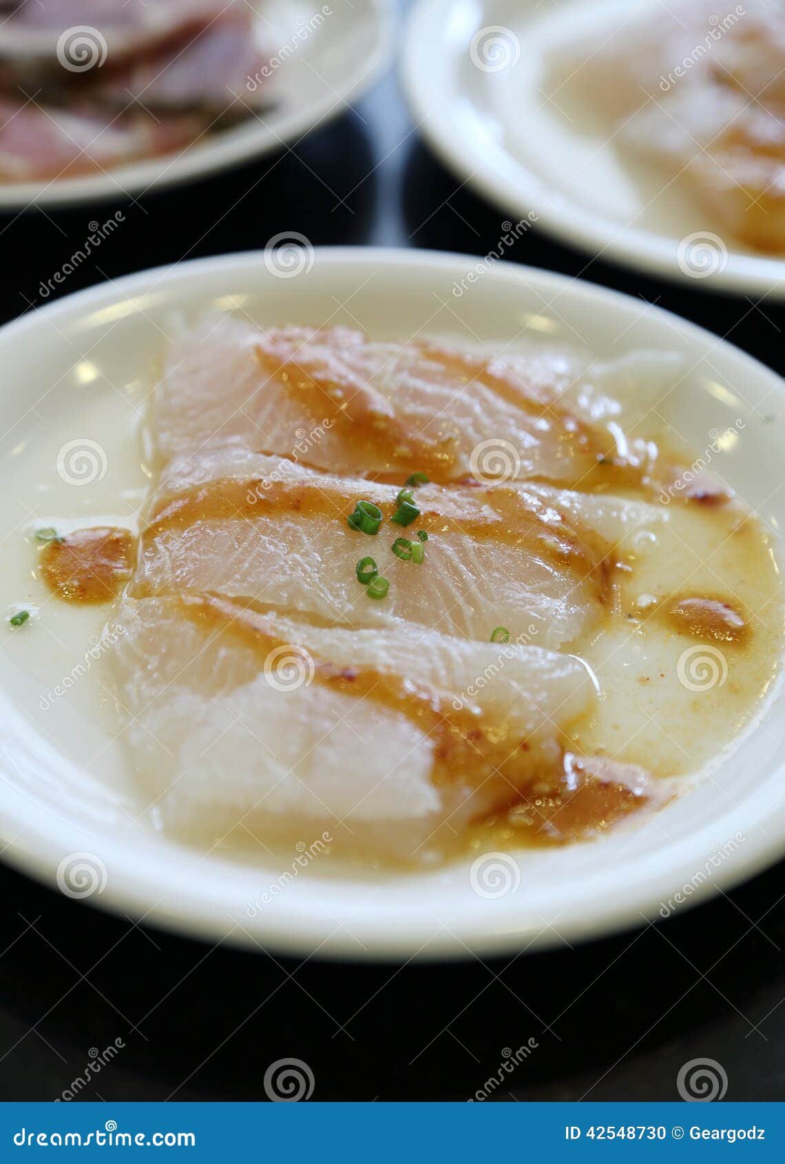 Fish fillet with sauce stock photo. Image of fillet, seafood - 42548730