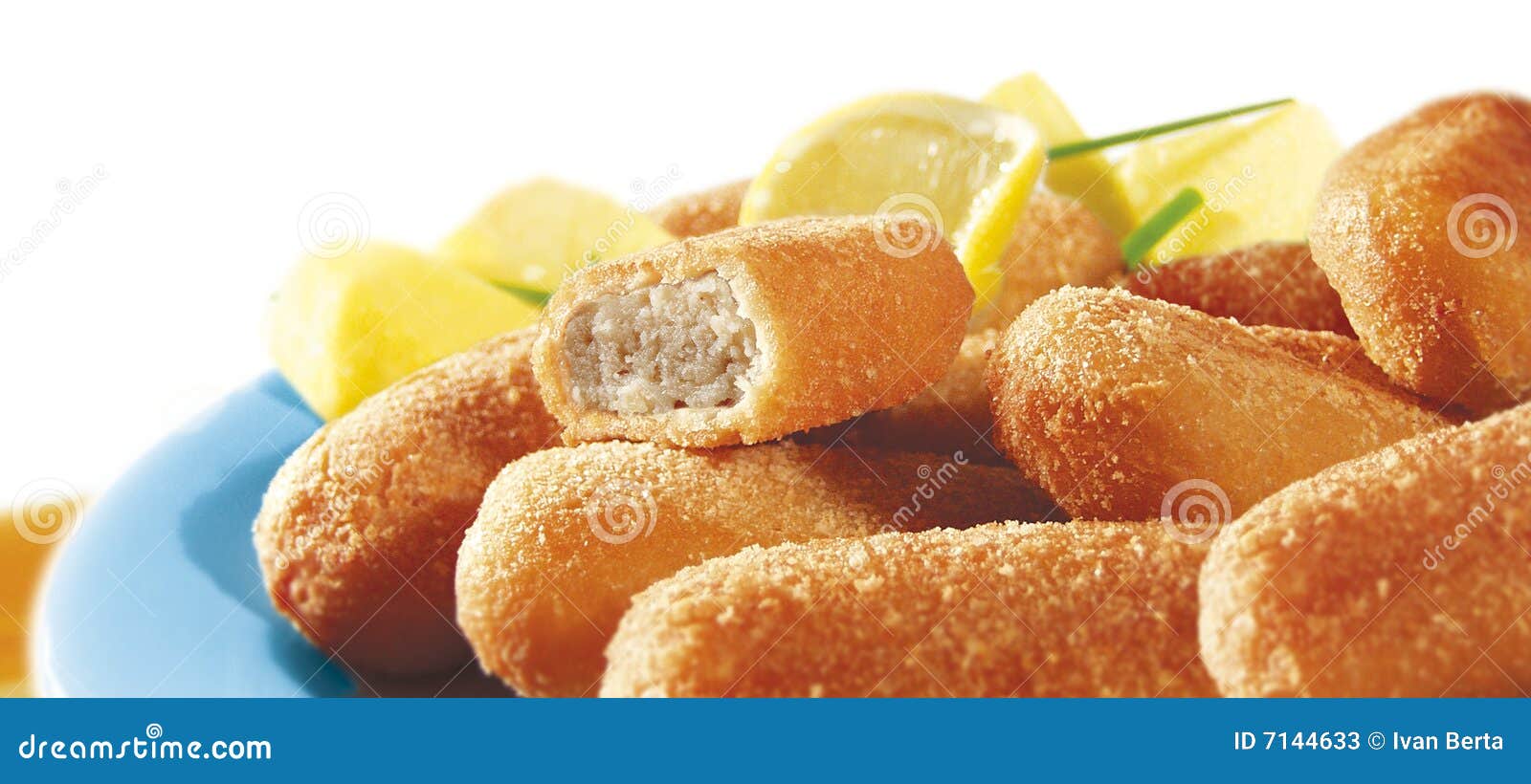 Fish finger stock image. Image of fried, dinner, isolated - 7144633