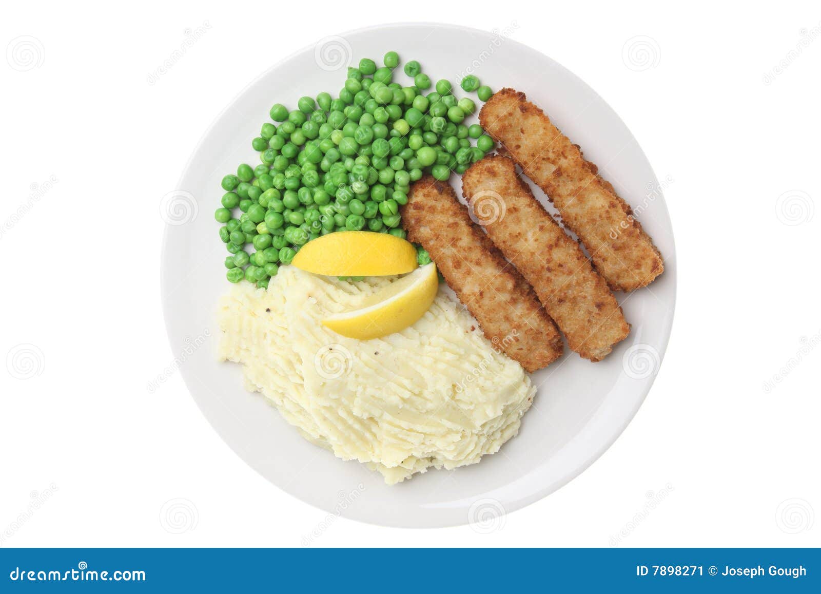 Fish Fingers & Mash stock image. Image of fish, closeup - 7898271