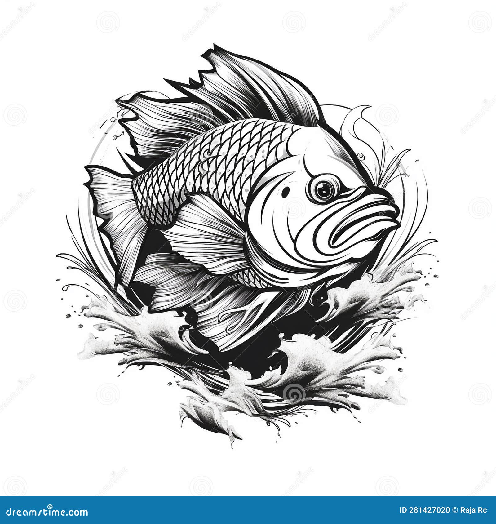 Angler Red Snapper Logo Design,jump Fish Logo Vector Template,fresh Red ...