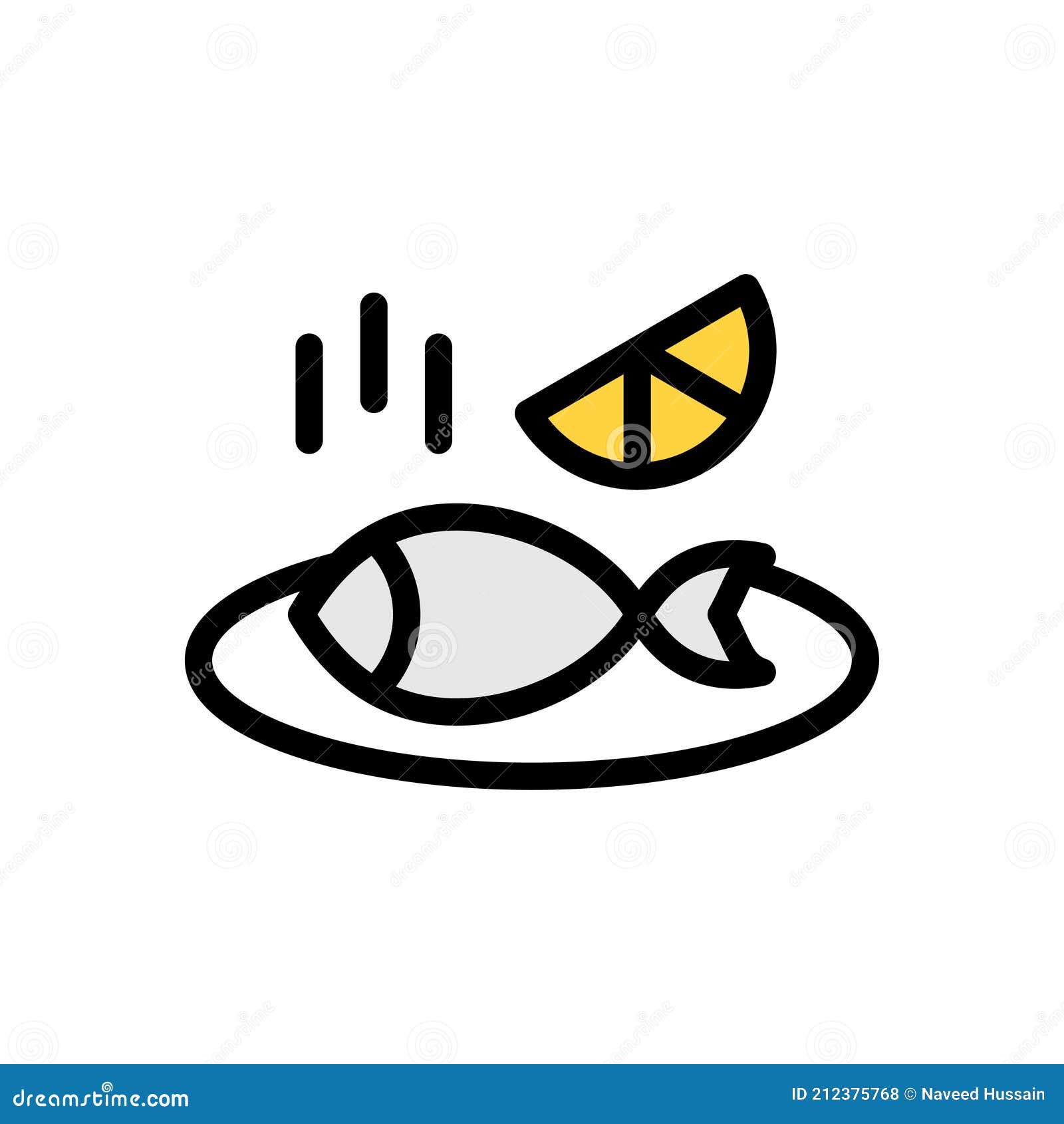Fish food stock vector. Illustration of aquarium, icon - 212375768