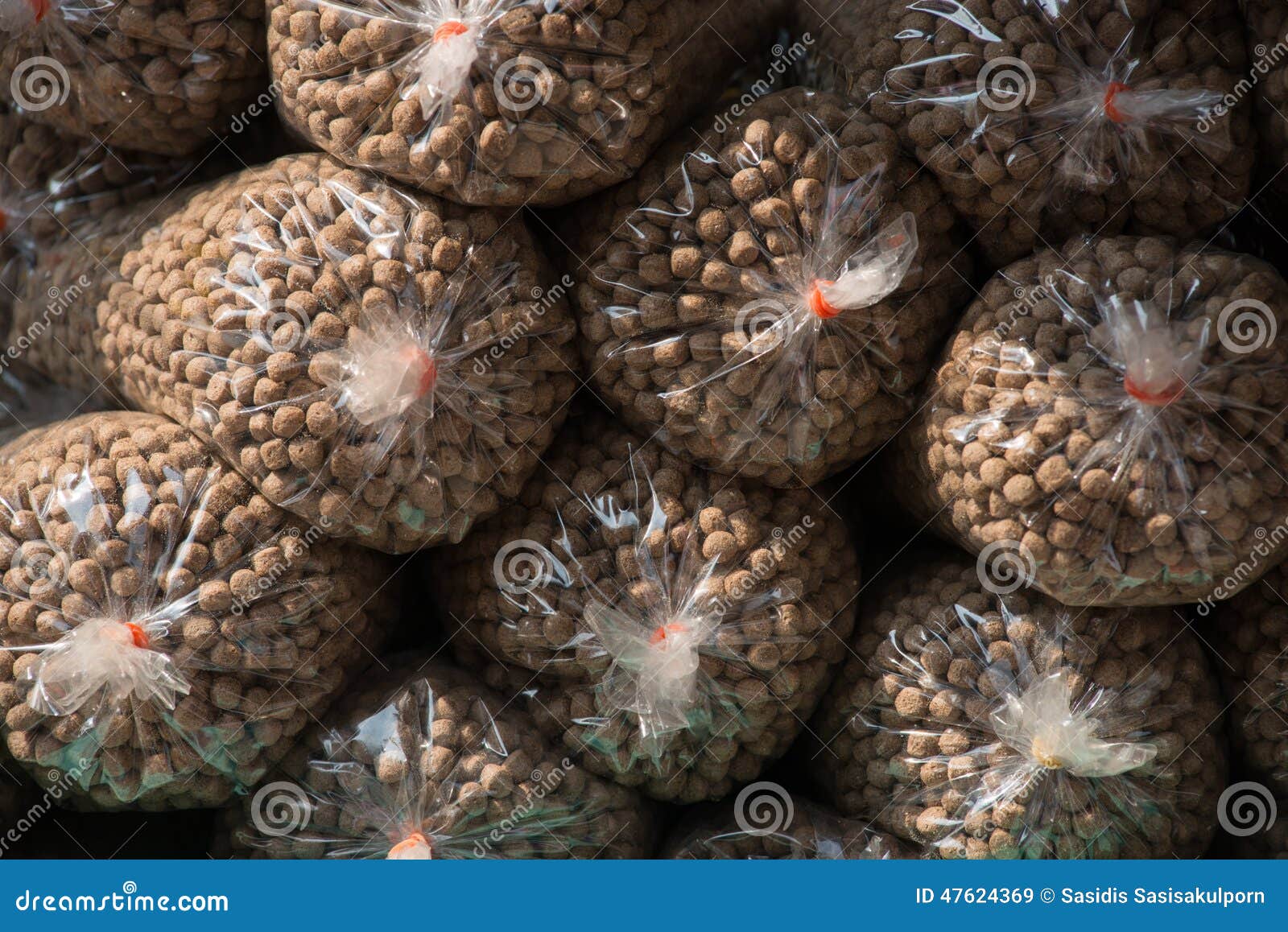 Fish food packs stock image. Image of grain, water, animal - 47624369