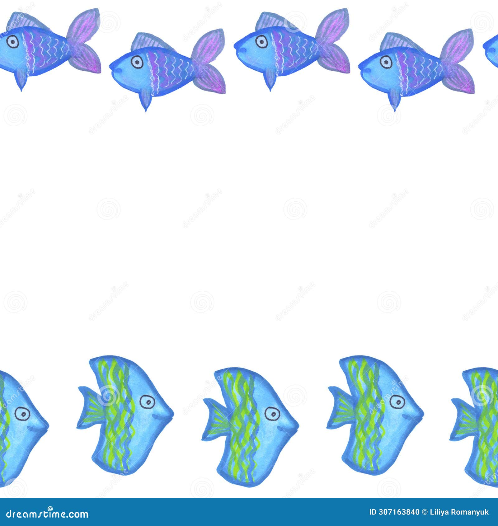 Fish Frame stock illustration. Illustration of frame - 307163840