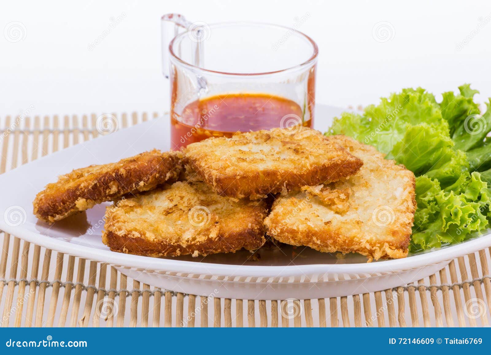 Fish fride with vegetable stock image. Image of seafood - 72146609
