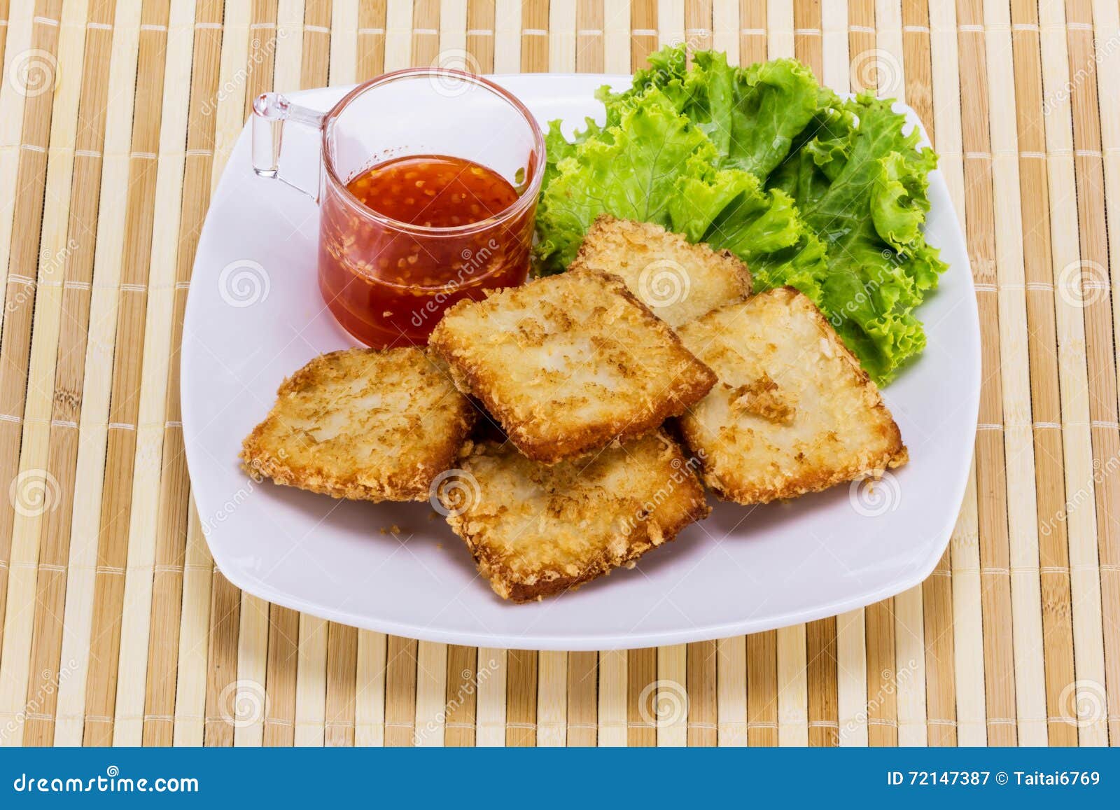 Fish fride with vegetable stock image. Image of delicious - 72147387