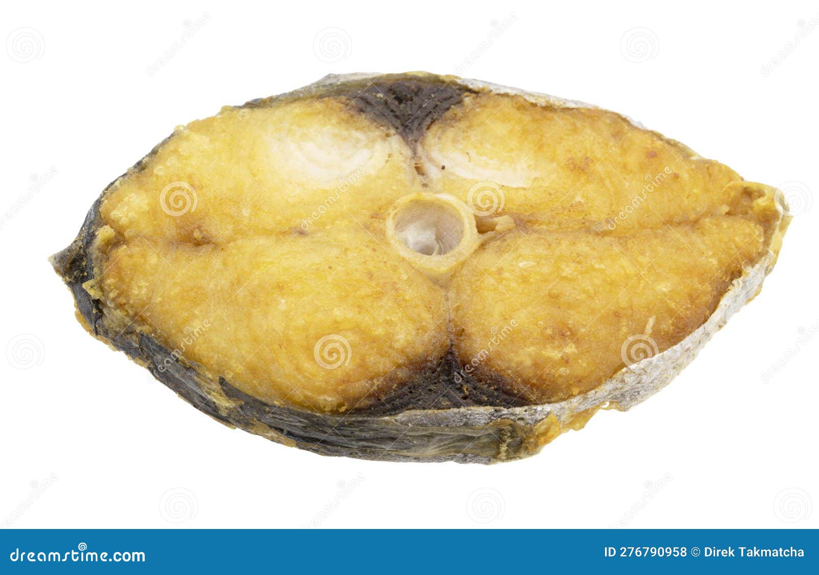 Fish fried isolated stock photo. Image of background - 276790958