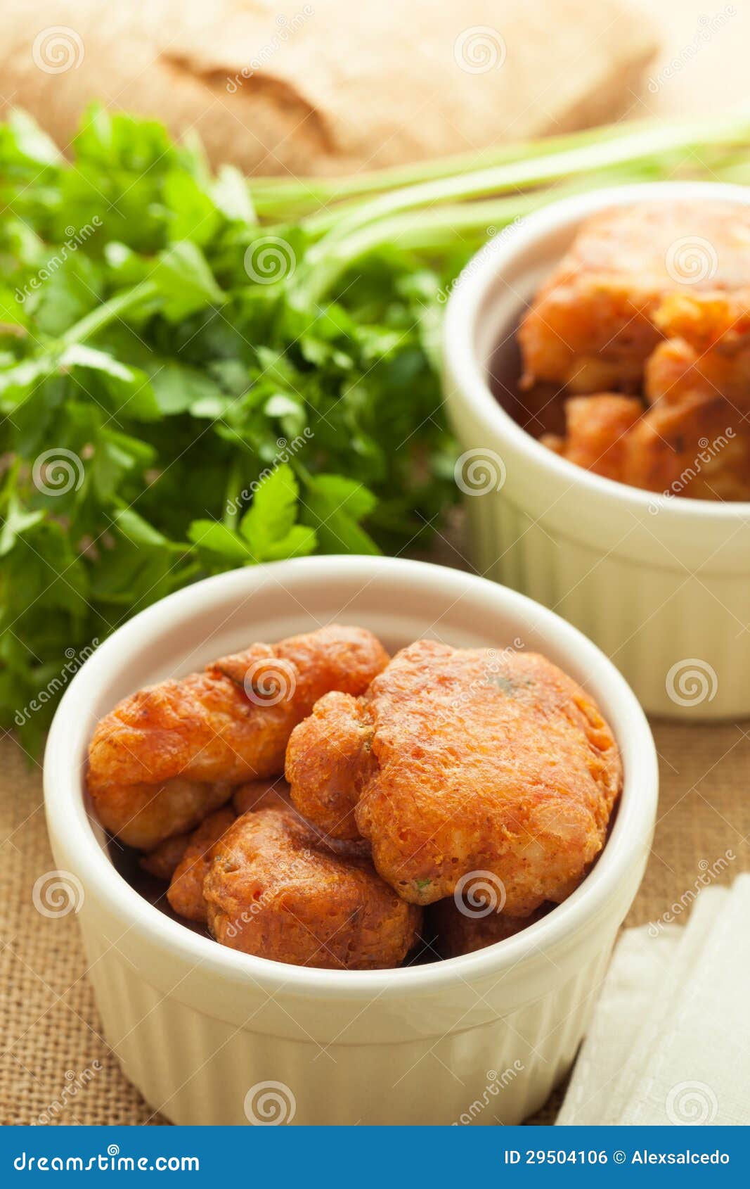 Fish fritters stock photo. Image of mediterranean, meal - 29504106