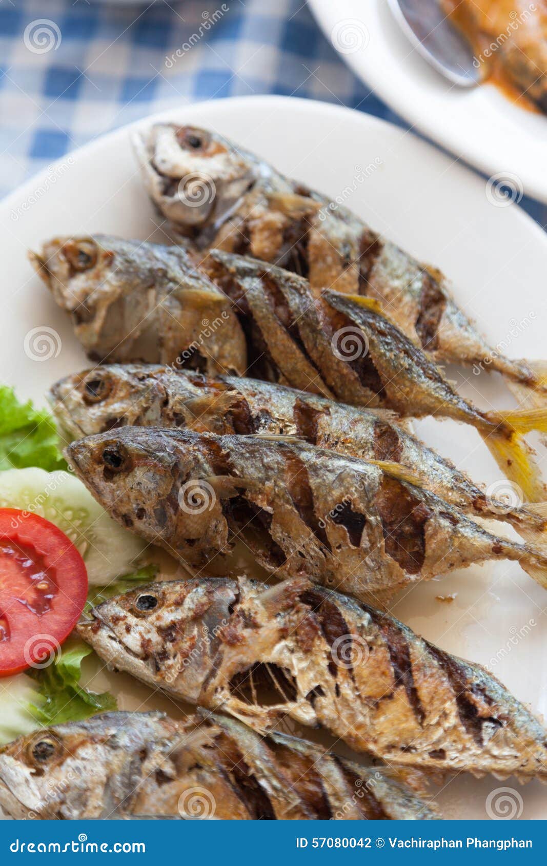 Fish Fry stock photo. Image of herb, lunch, plate, cuisine - 57080042