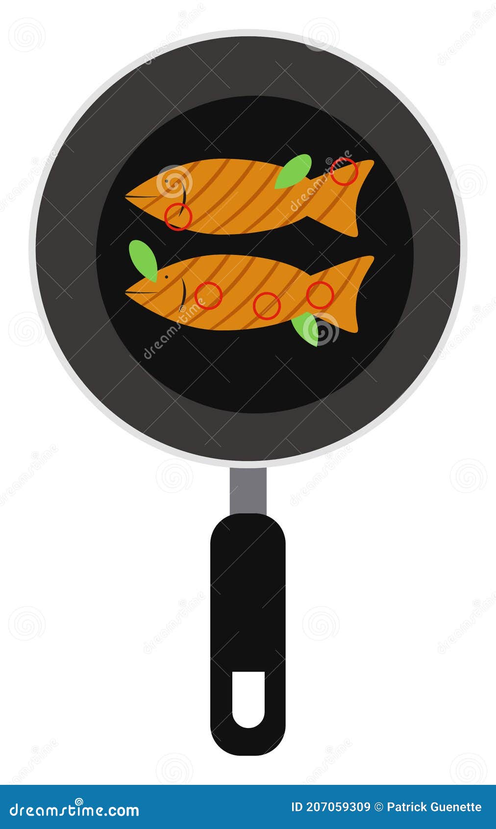 Fish Fry, Illustration, Vector Stock Vector - Illustration of lemon ...