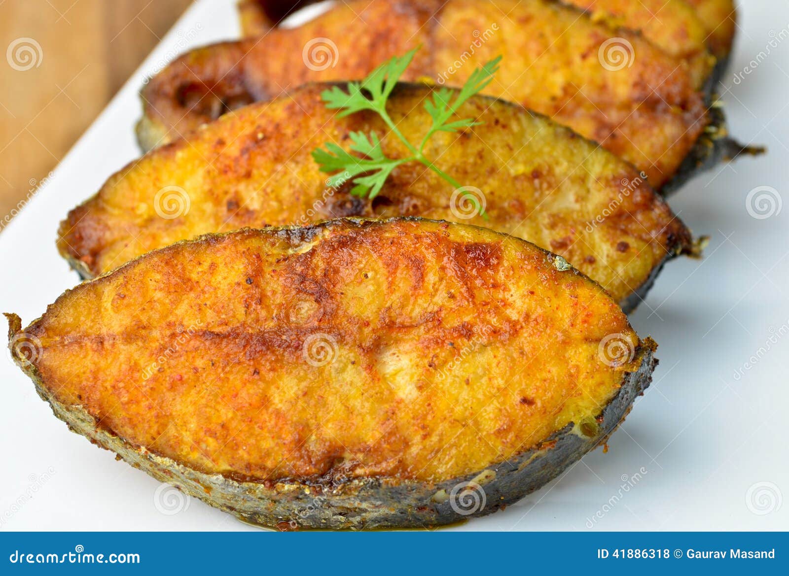 Fish fry stock photo. Image of meal, cooking, indian - 41886318