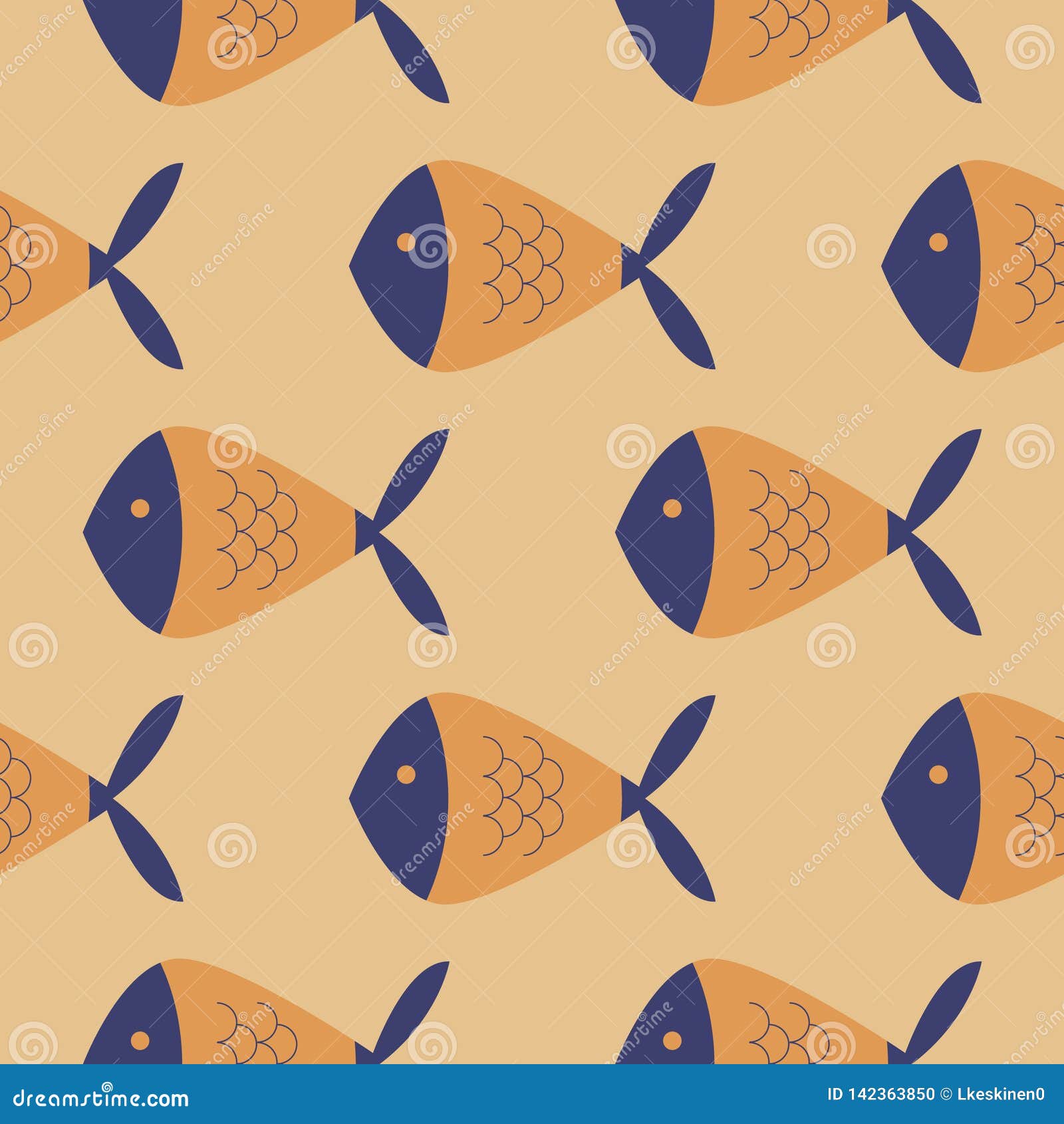 Fish geometric pattern stock vector. Illustration of isolated - 142363850