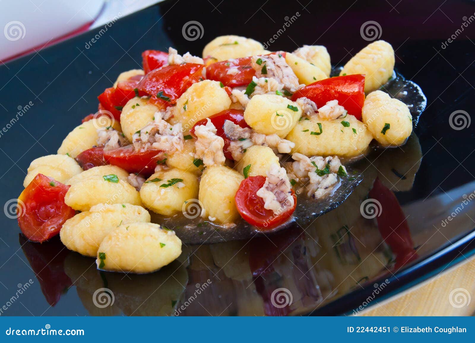 Fish Gnocchi stock image. Image of meal, gourmet, potato - 22442451