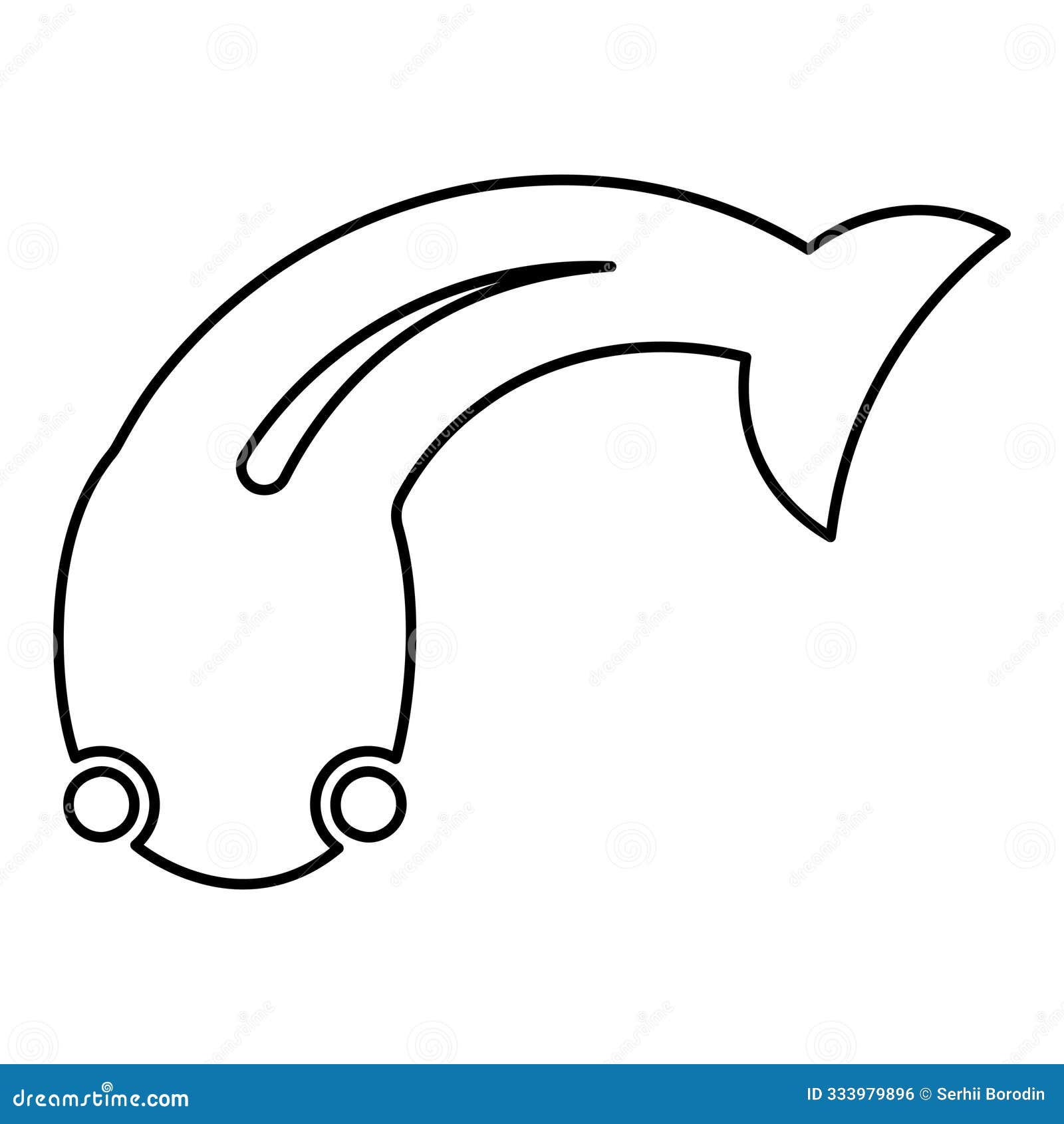 Fish Goby Icon Black Color Vector Illustration Image Flat Style ...