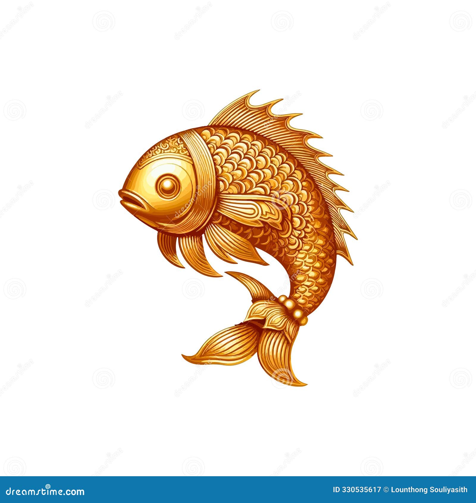 Fish Gold, EPS, Fish Gold, Fish Ai, Illustrator Stock Illustration ...
