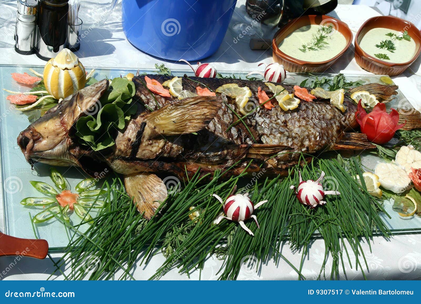 Fish grill stock image. Image of barbeque, fish, cook - 9307517