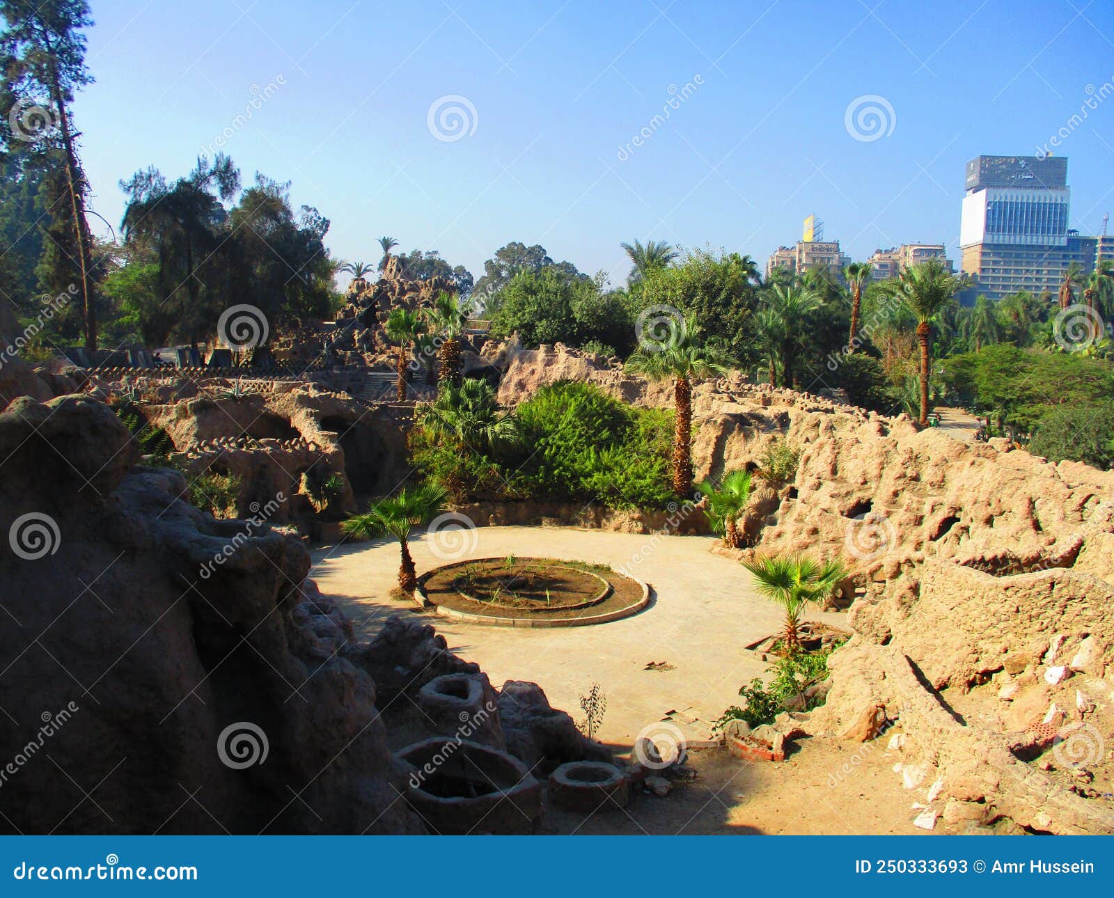 Fish Grotto Garden in Cairo in Egypt Editorial Stock Photo - Image of ...