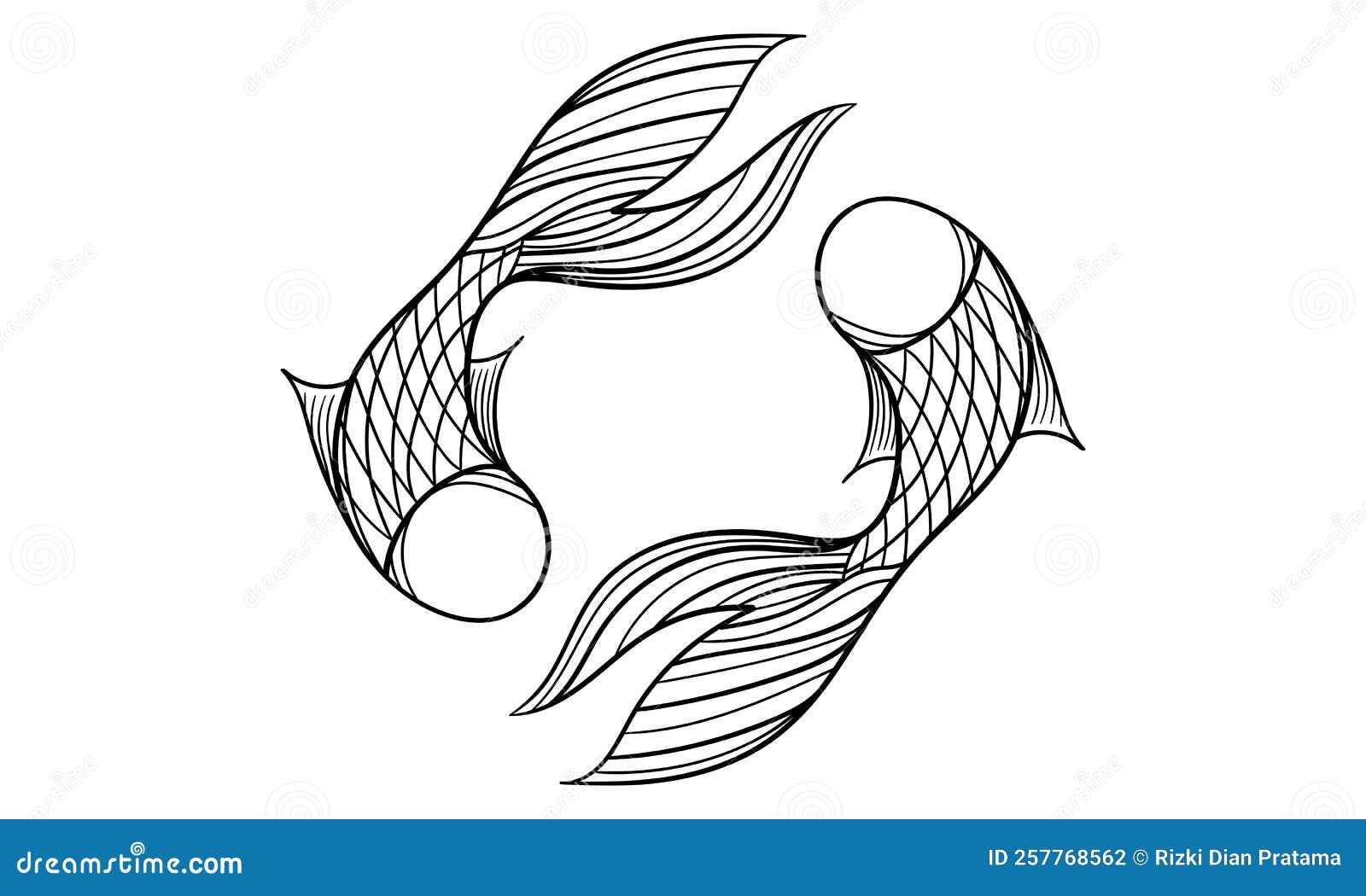 Fish Hand Drawn Illustration on White Background Stock Vector ...