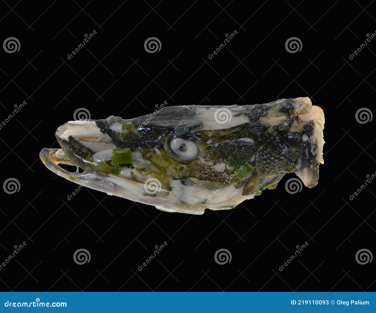 Fish Head Isolated on White Background Stock Image - Image of cutout ...
