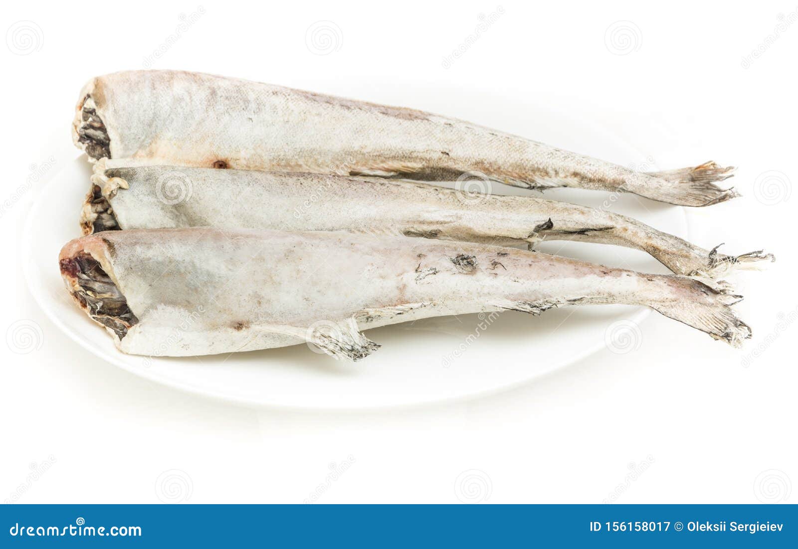 Fish without Head on a White Background Stock Image - Image of grouper ...