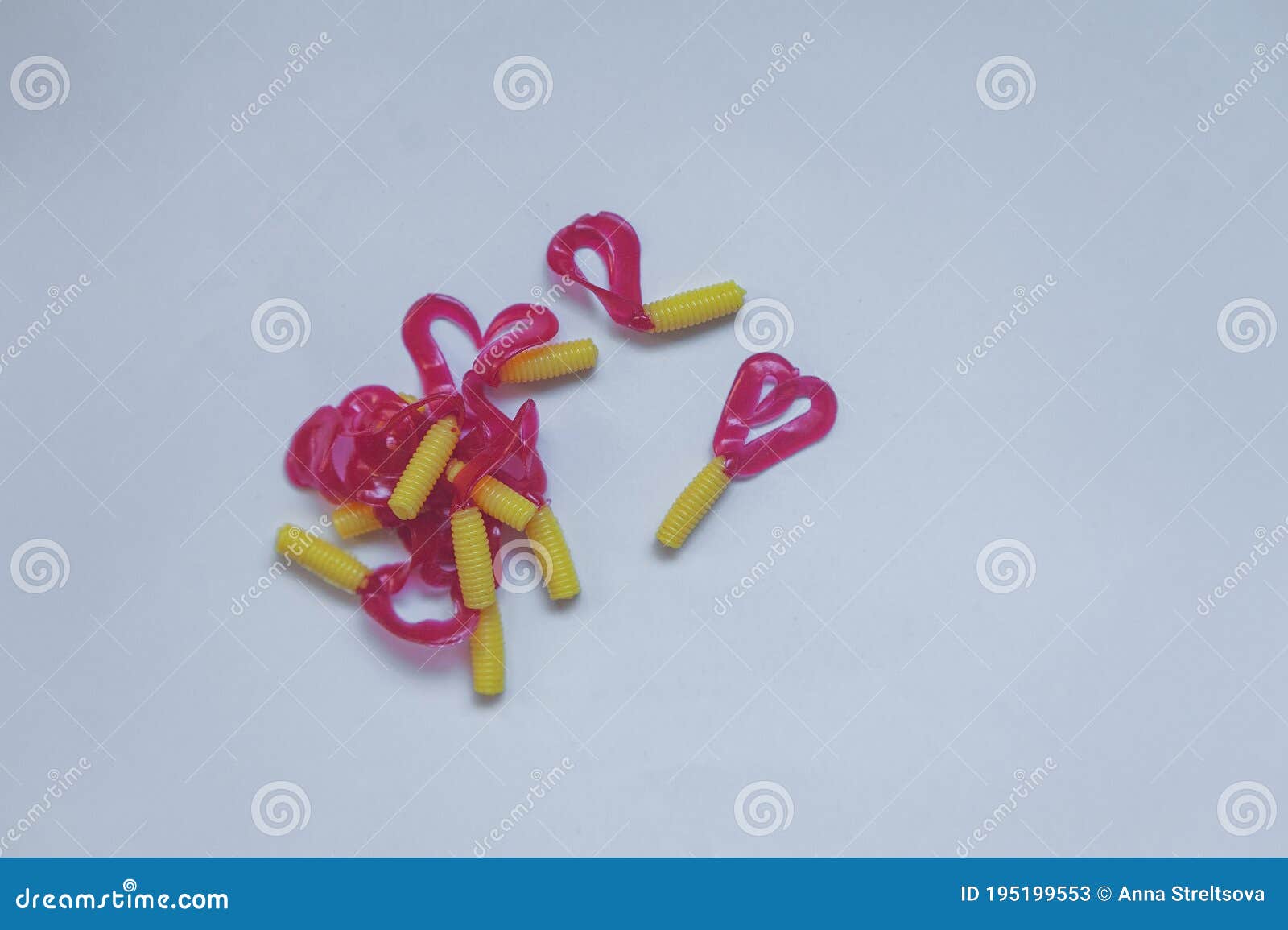 Fish hook with shiny bait stock image. Image of tackle - 195199553