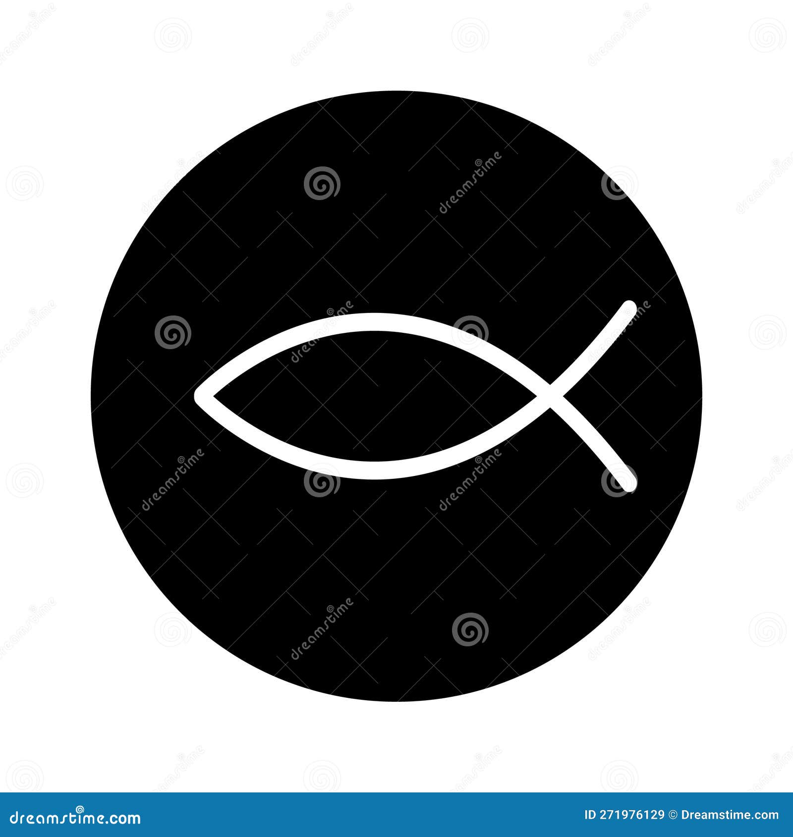 Fish Icon stock illustration. Illustration of graphic - 271976129