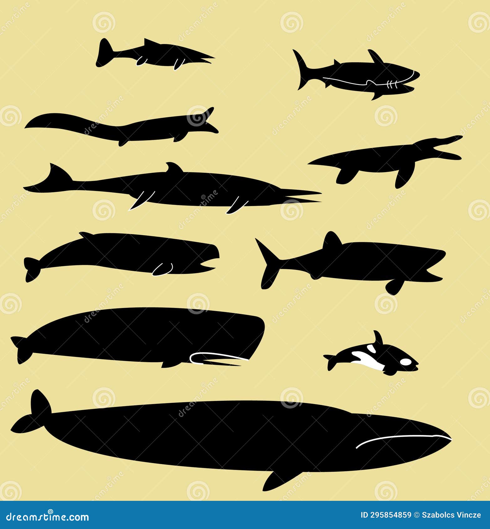 Fish icons stock vector. Illustration of sketch, cartoon - 295854859