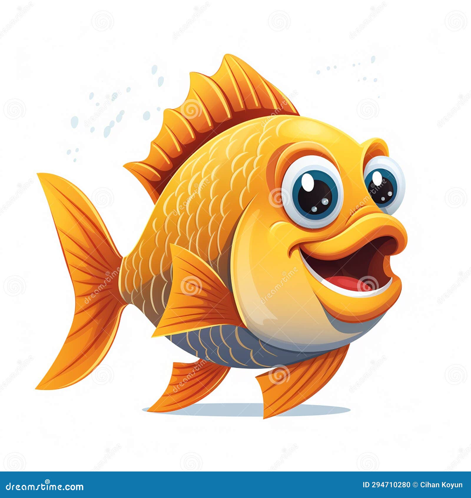 Fish Illustration Aquatic Imagination Stock Illustration - Illustration ...