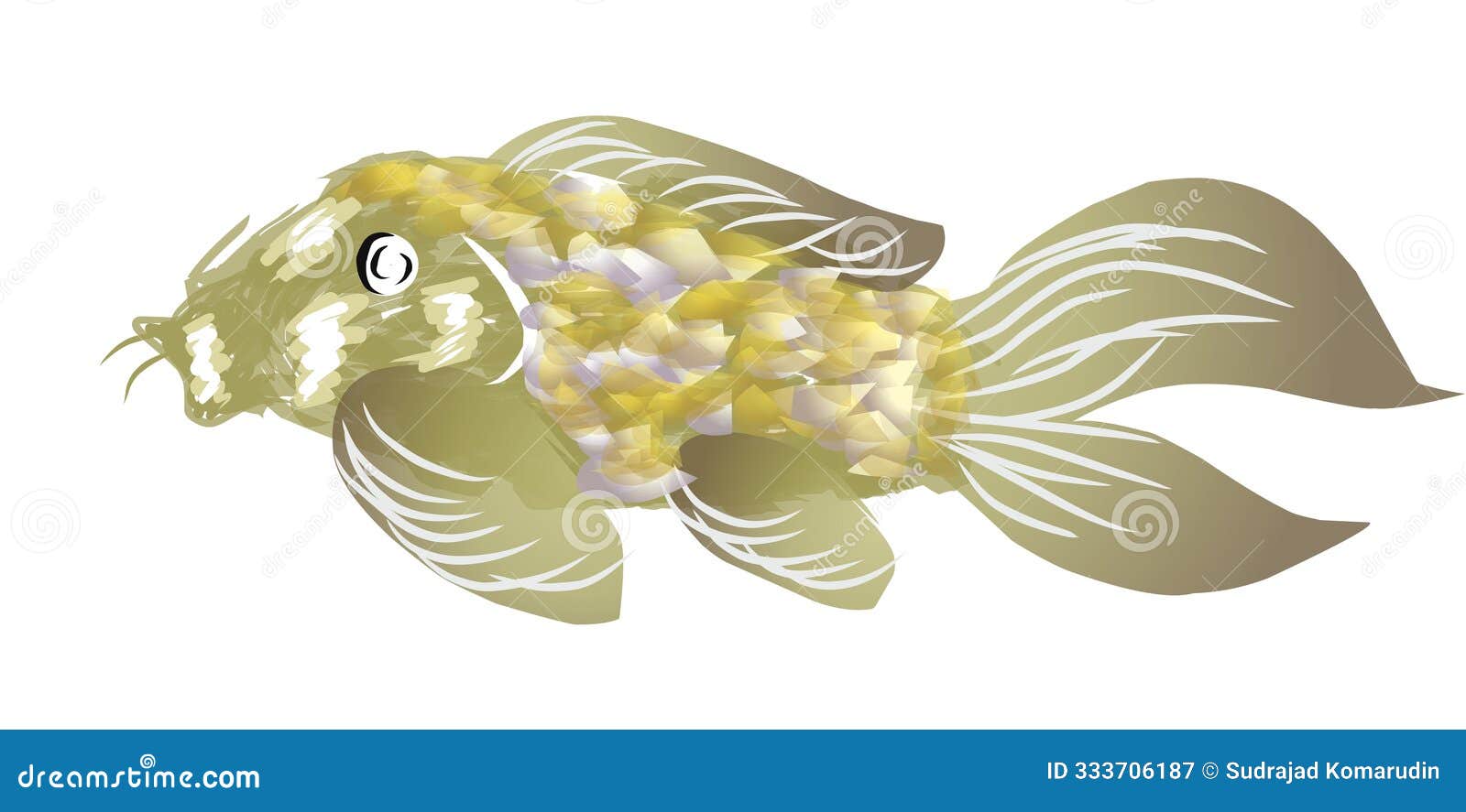 The Fish Illustration Design is Quite Charming and Beautiful with Quite ...