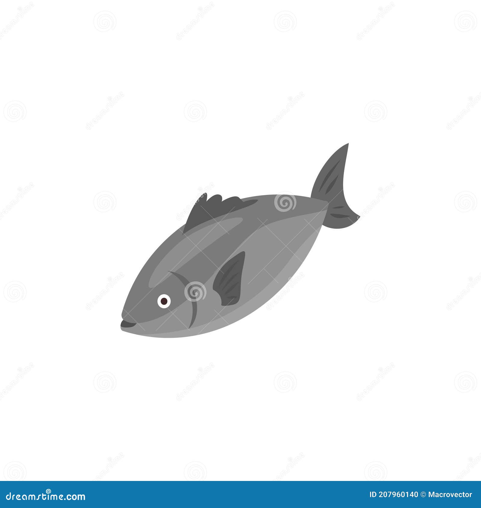 Fish Isometric Illustration Stock Illustration - Illustration of symbol ...