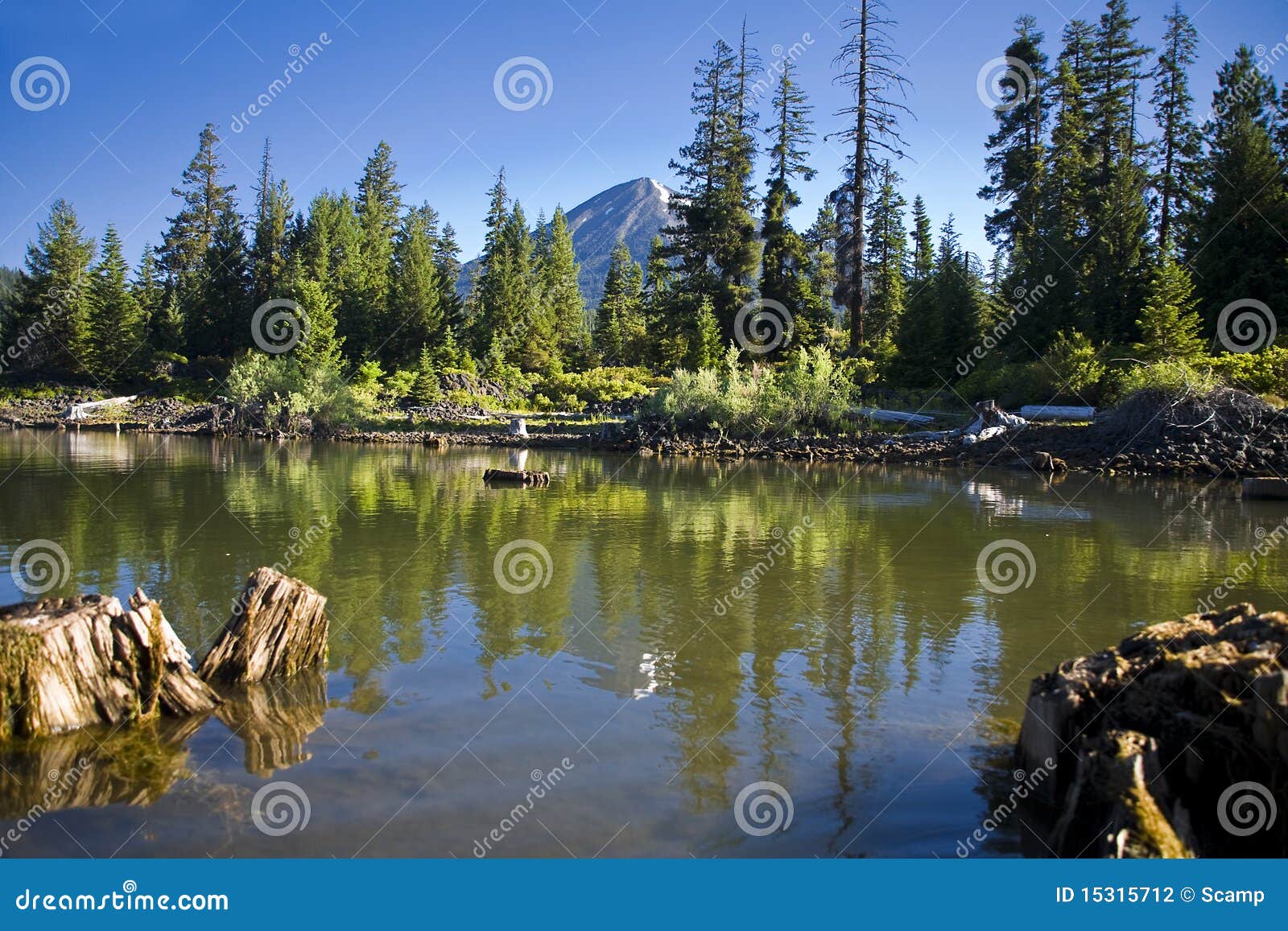 Fish Lake Trail Hike, Whitehorse, Yukon Fall Scenery Royalty-Free Stock ...