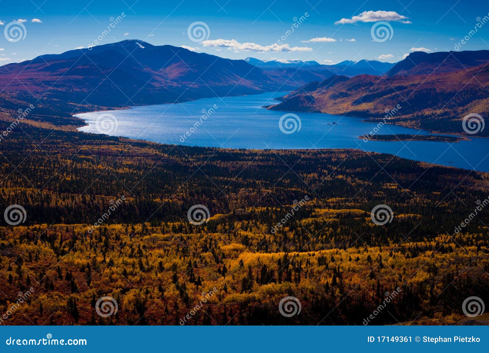 Fish Lake, Yukon Territory, Canada Stock Image - Image of color, lake ...