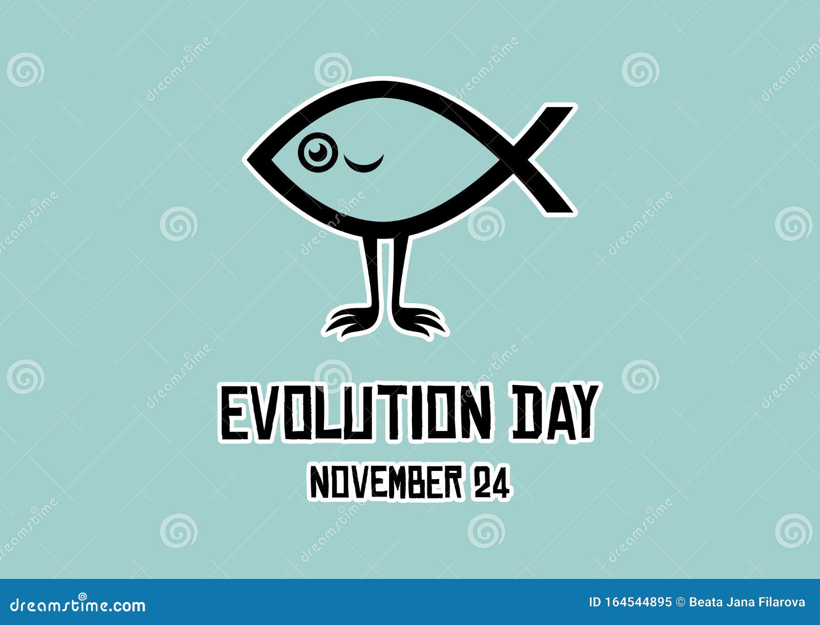 Darwin Fish Icons. Ichthys Sign Variations. Jesus Fish Parody Symbols ...