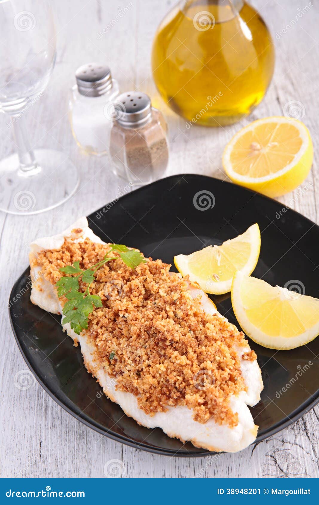 Fish and lemon stock image. Image of cuisine, grilled - 38948201