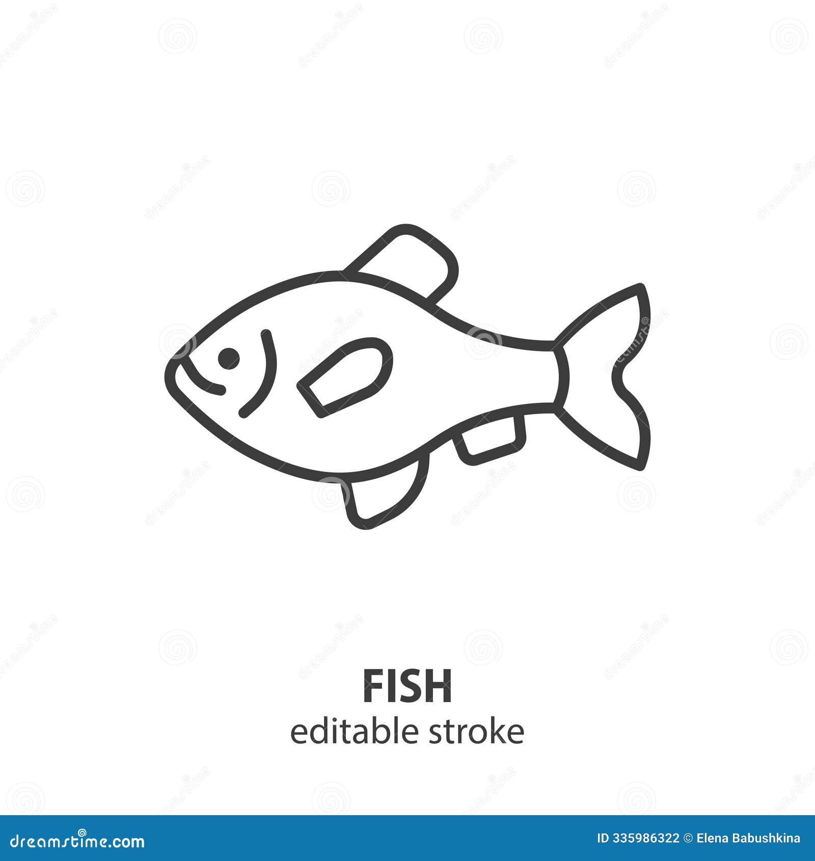 Fish Line Art Zentangle Style For Coloring Book For Adult,tattoo,logo ...