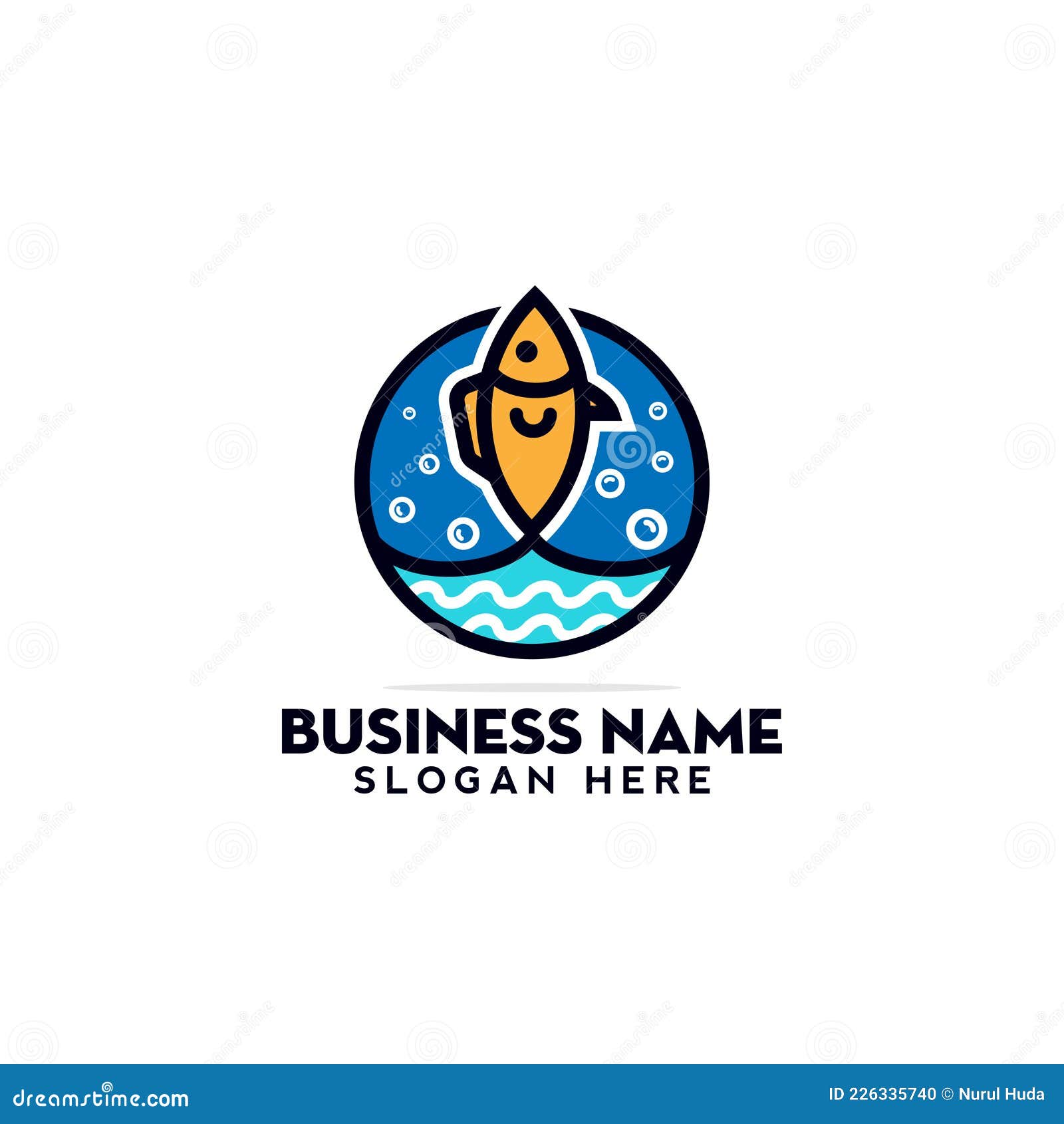 Fish Logo Design Peeling Circle,fishing Logo,business Logo,emblems ...
