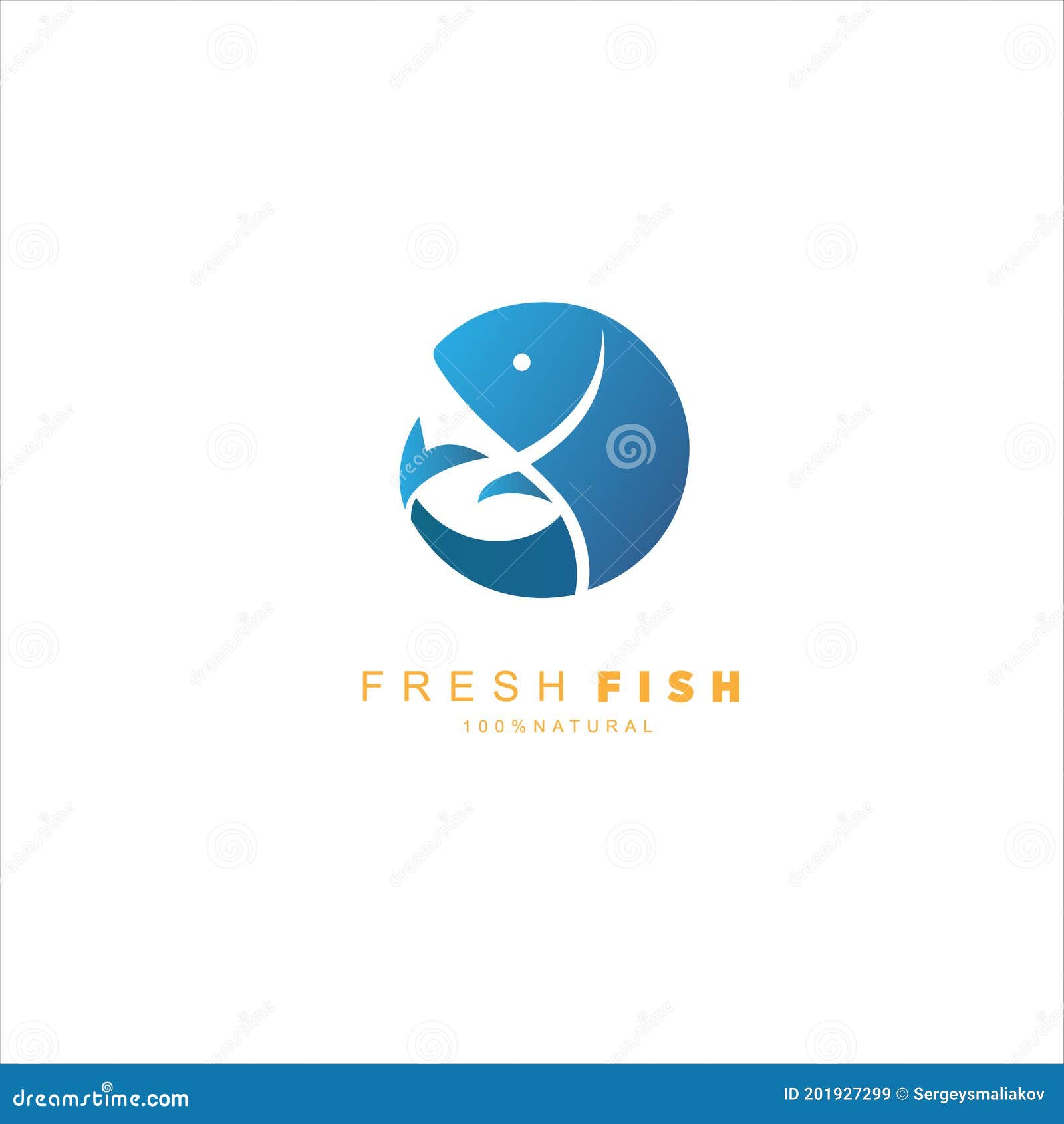 Fish Logo. Fresh Seafood Logo Template Design Stock Vector ...