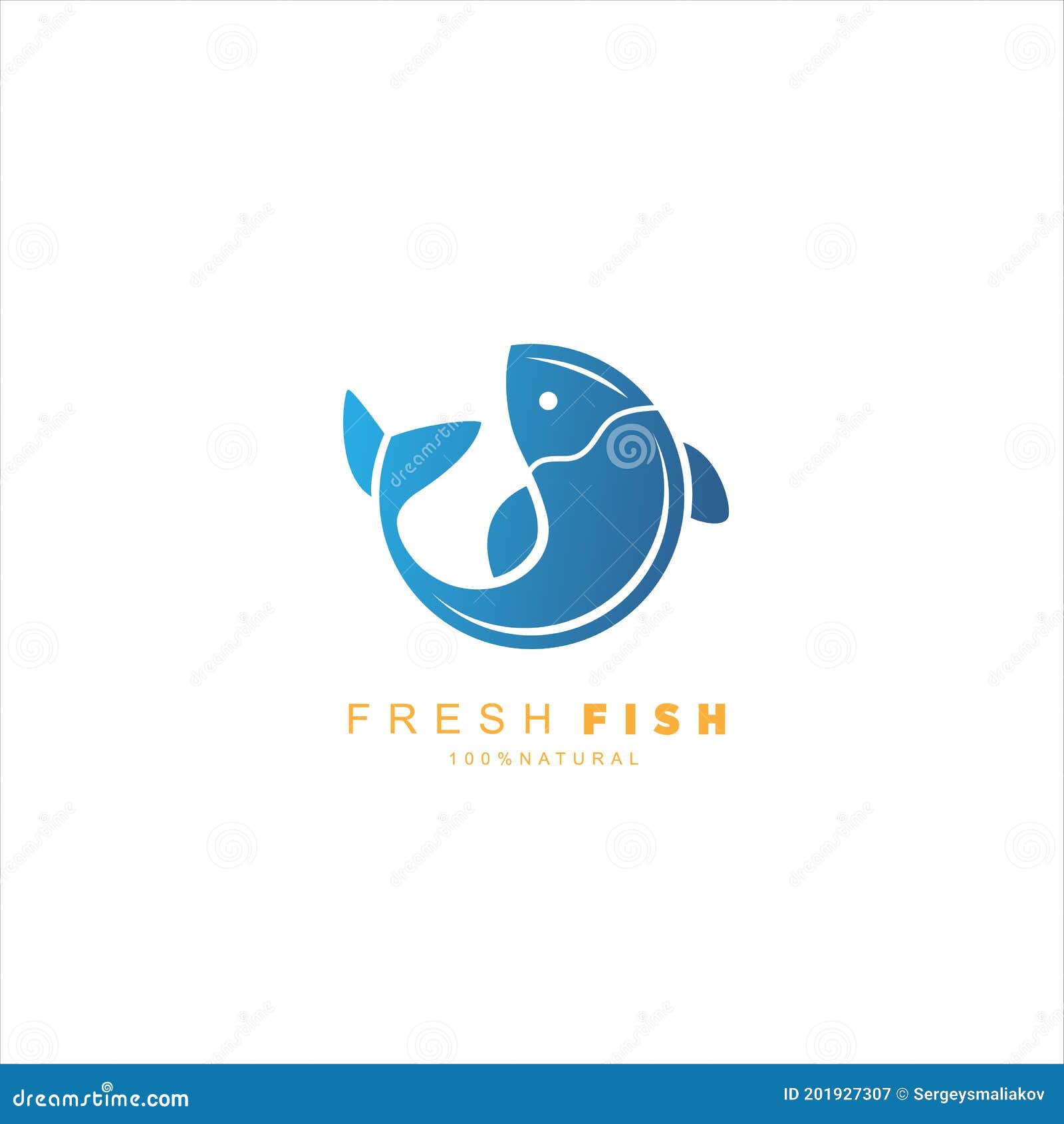 Fish Logo. Fresh Seafood Logo Template Design Stock Vector ...