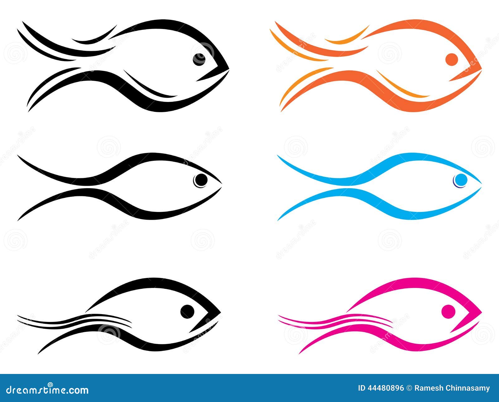 Fish logo stock vector. Illustration of abstract, company - 44480896