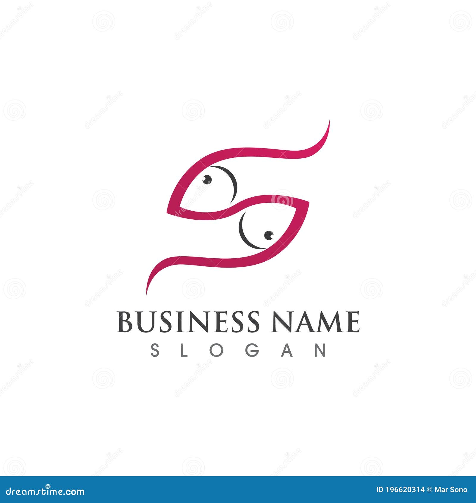 Fish Logo and Symbol Vector Symbols Stock Vector - Illustration of ...