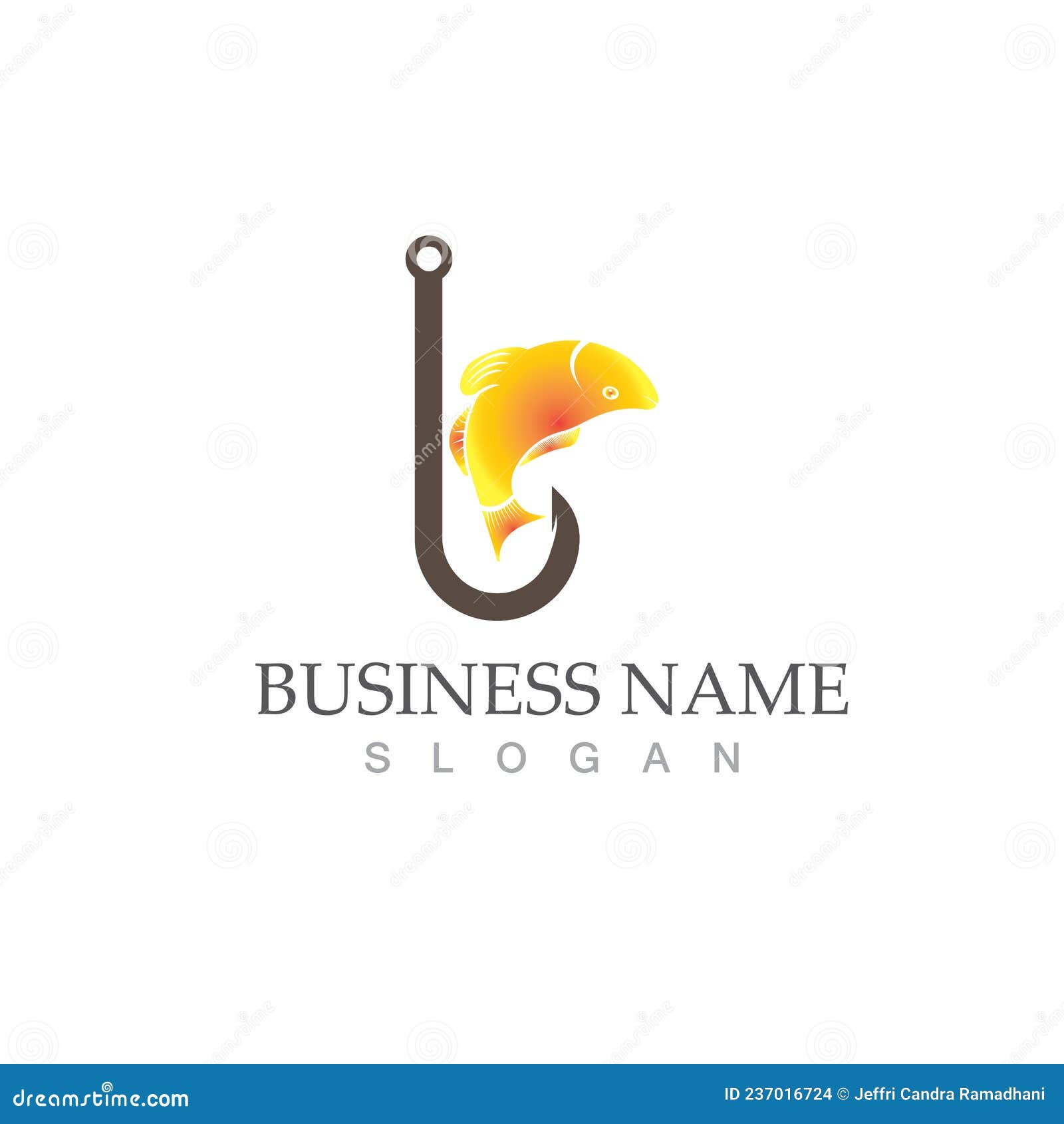 Fish Logo Template. Creative Vector Stock Vector - Illustration of ...