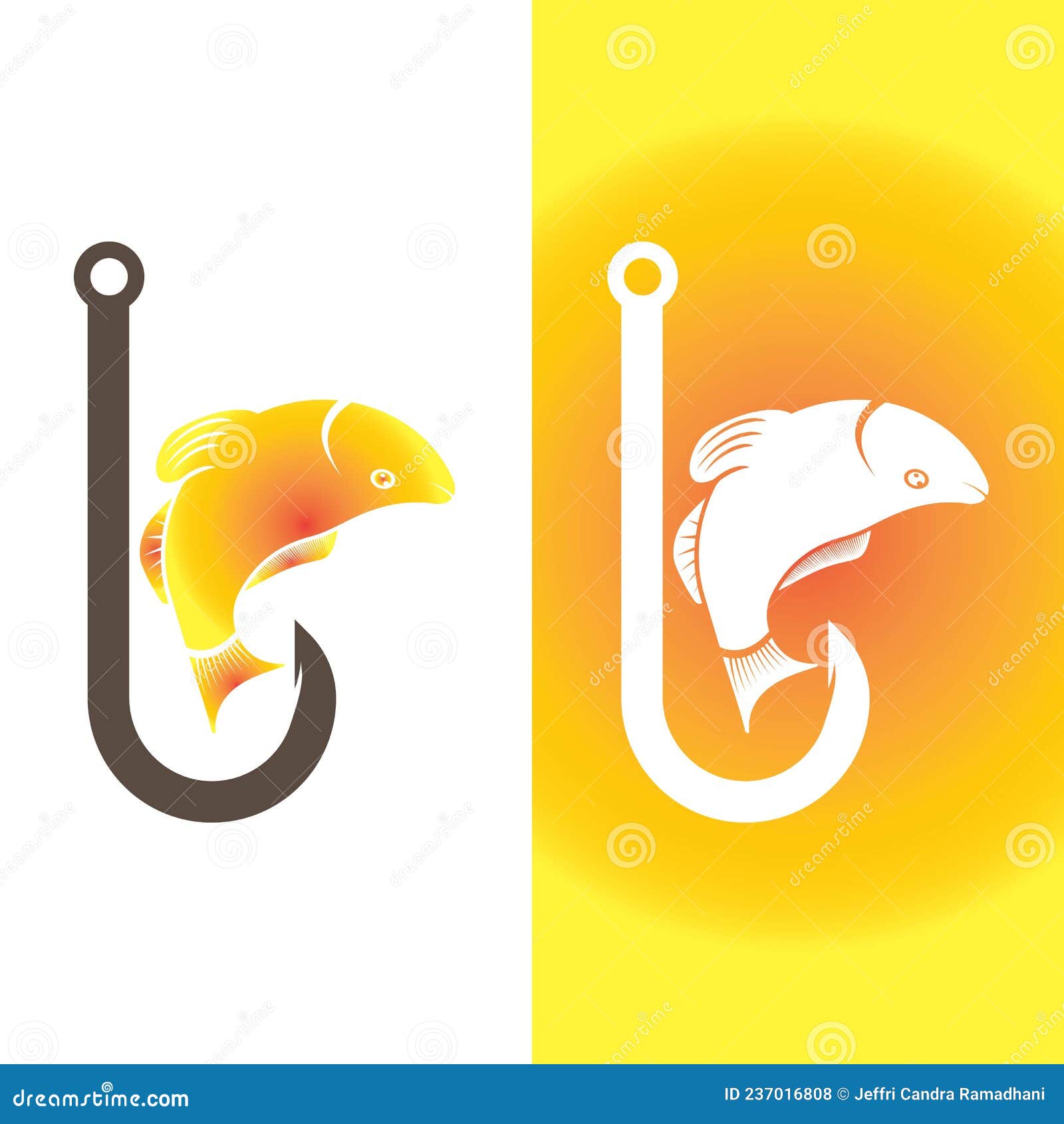 Fish Logo Template. Creative Vector Stock Vector - Illustration of ...