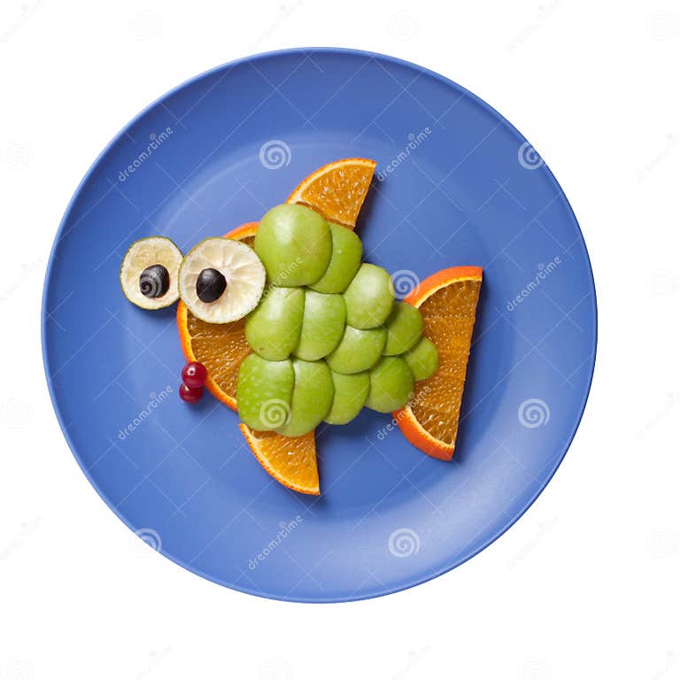 Fish made of fruits stock image. Image of juicy, currant - 72333167