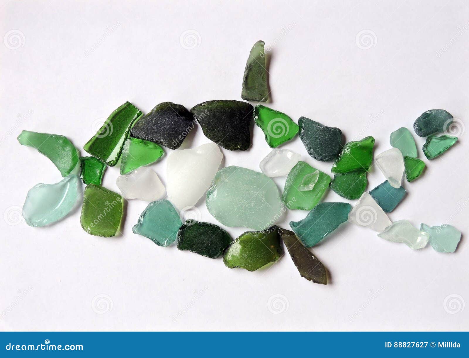 Fish made from sea glass stock image. Image of pieces - 88827627