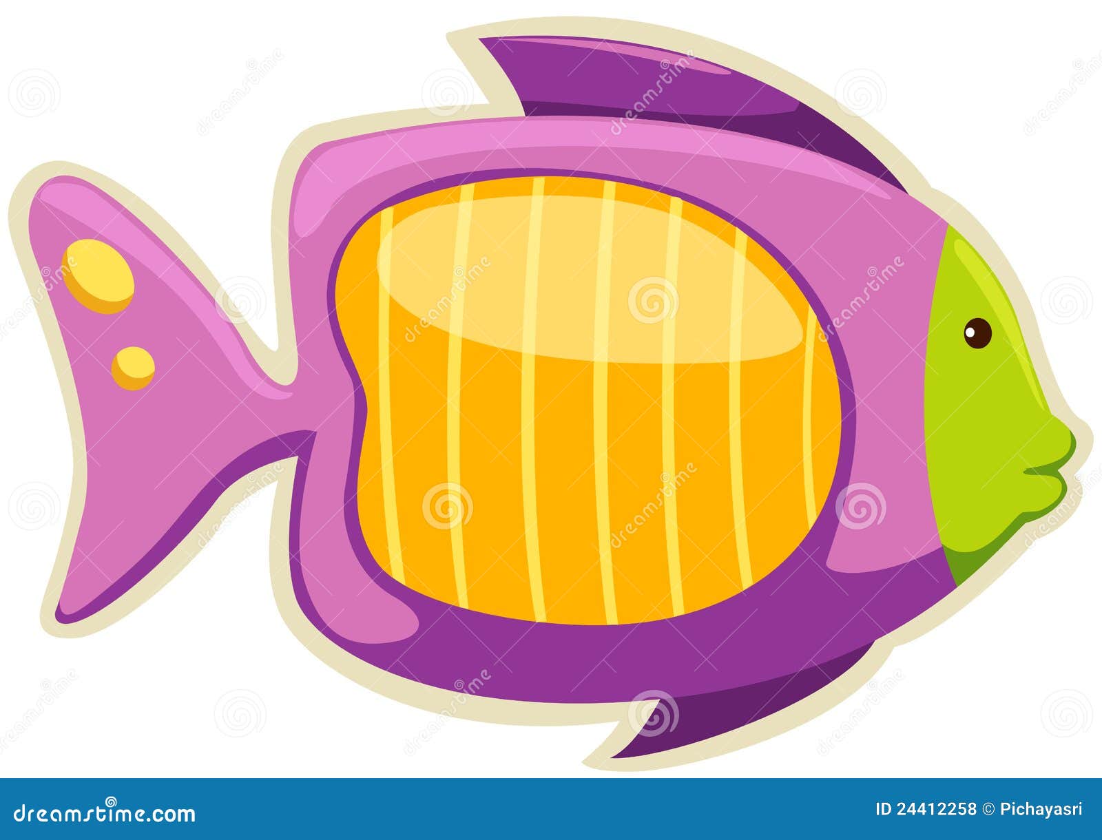 Fish magnet stock vector. Illustration of magnet, symbol - 24412258