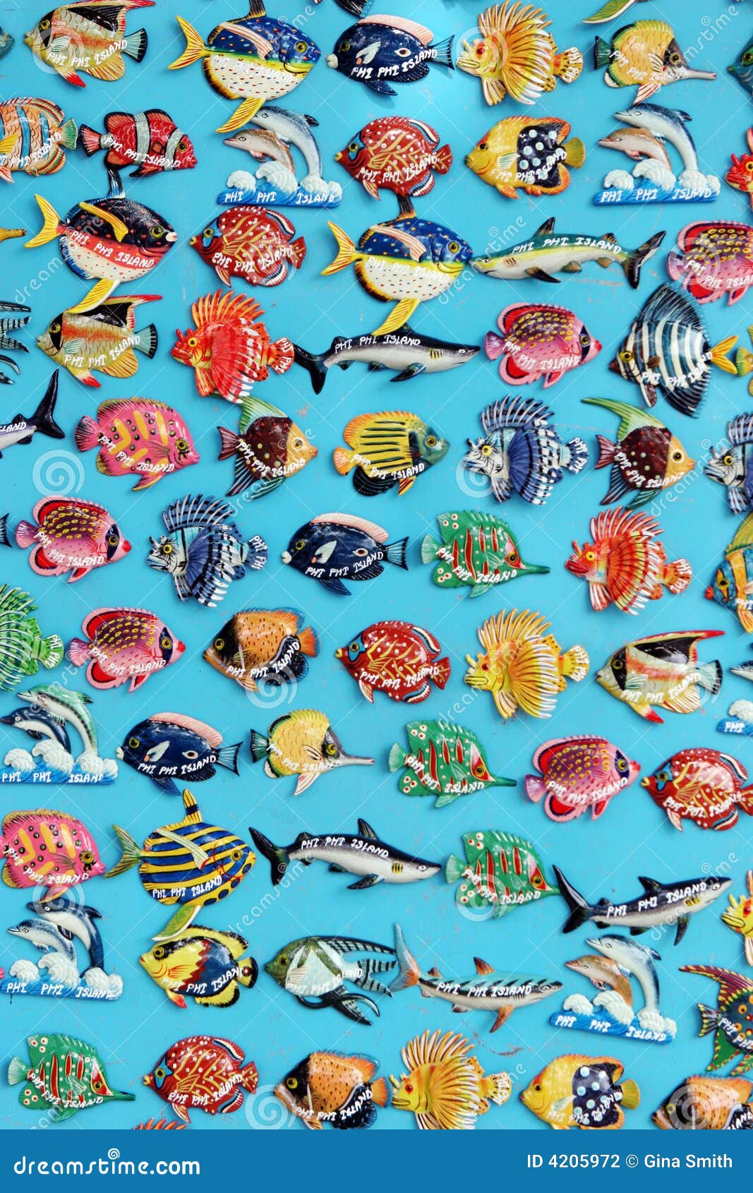 Fish magnets stock photo. Image of cute, exotic, fish - 4205972